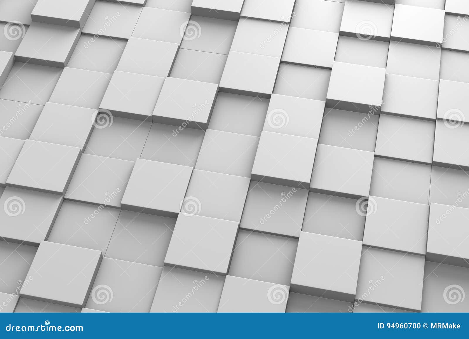 Squared Tiles 3D Pattern stock illustration. Illustration of grey ...