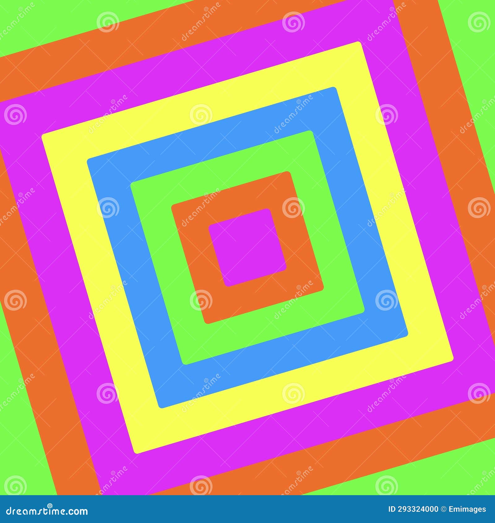 Squares Background With Bright Color Palette Stock Photography ...