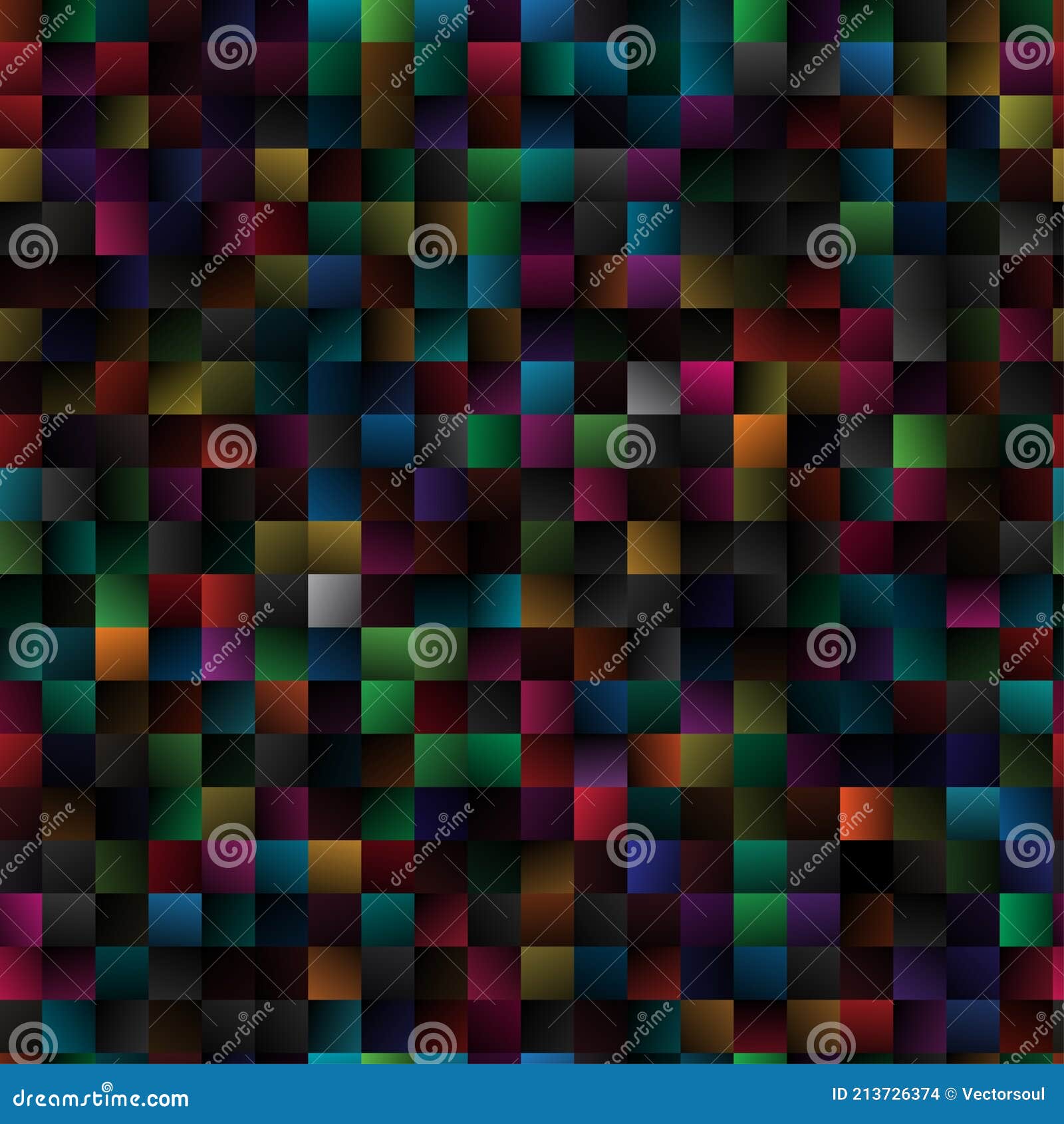 Squares, Blocks Repeatable Pattern, Background Stock Vector ...