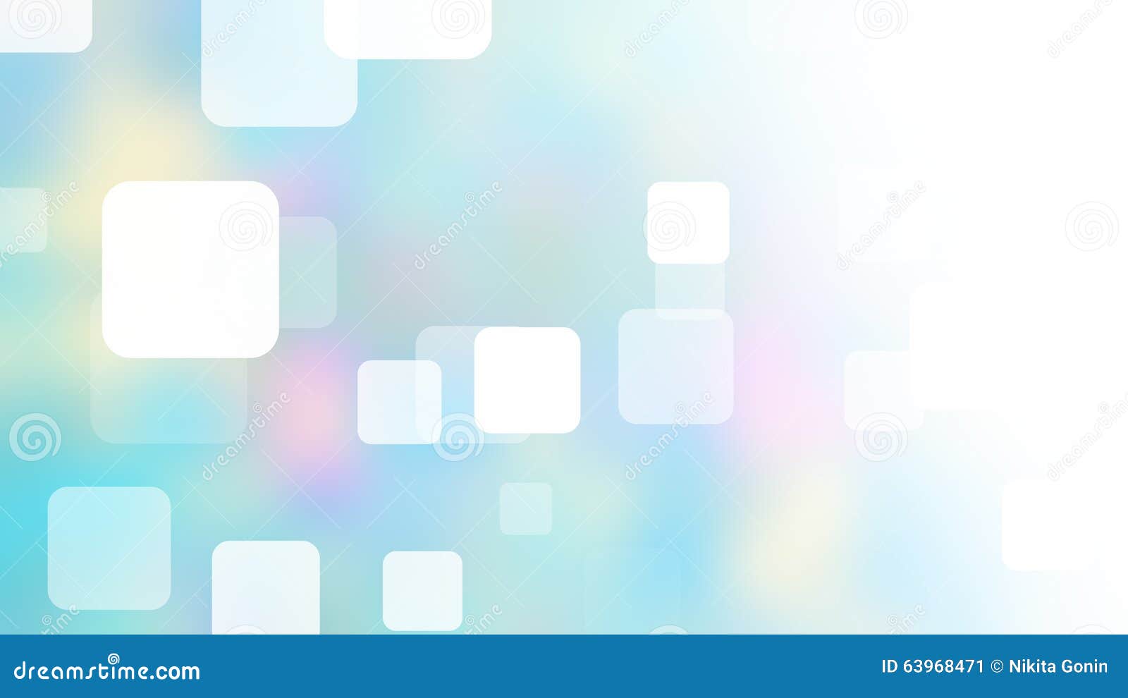 Squares on Blurred Background Stock Illustration - Illustration of ...