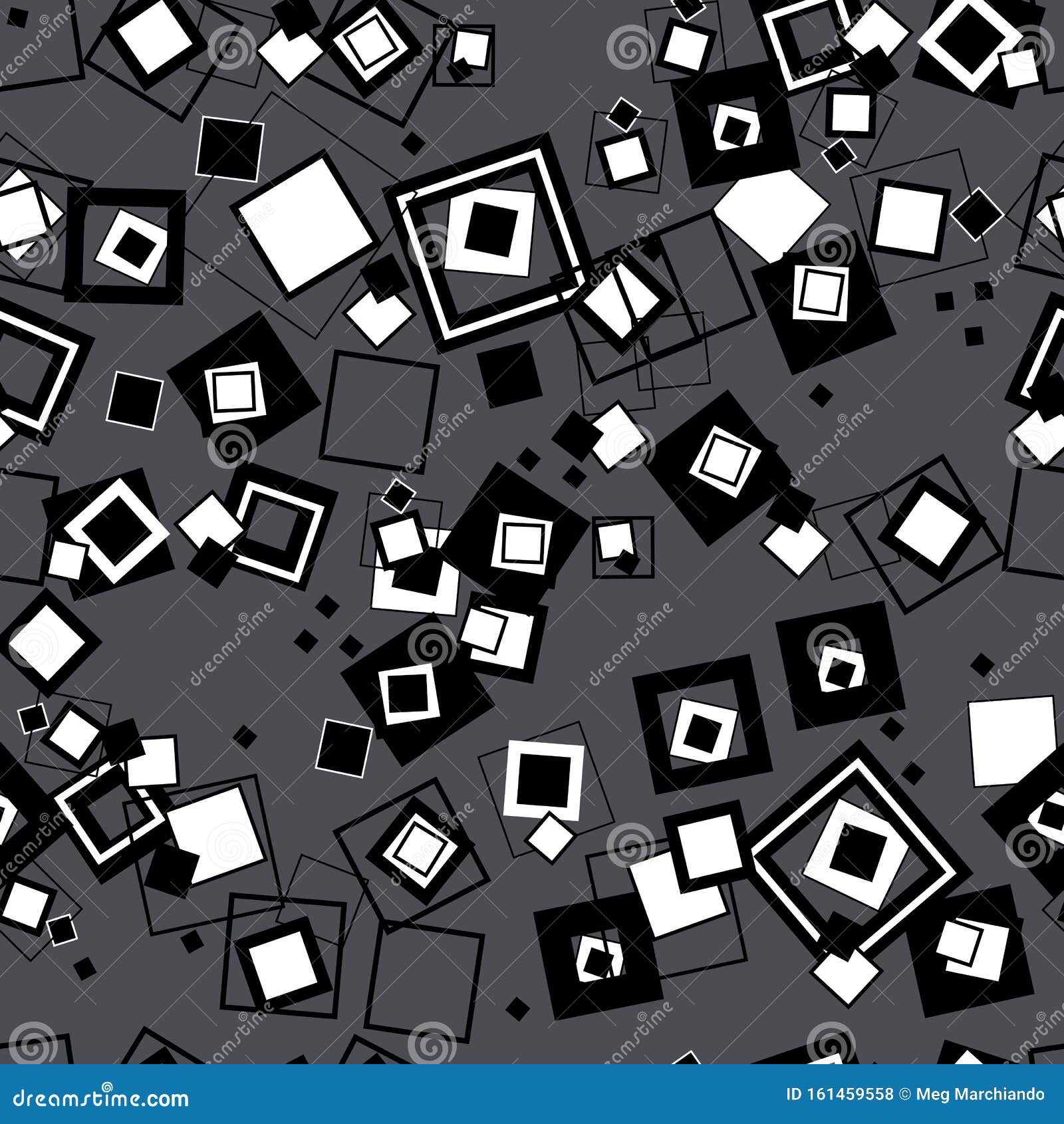 Squares Busy Retro Pattern, Abstract Vector Art Illustration Stock ...