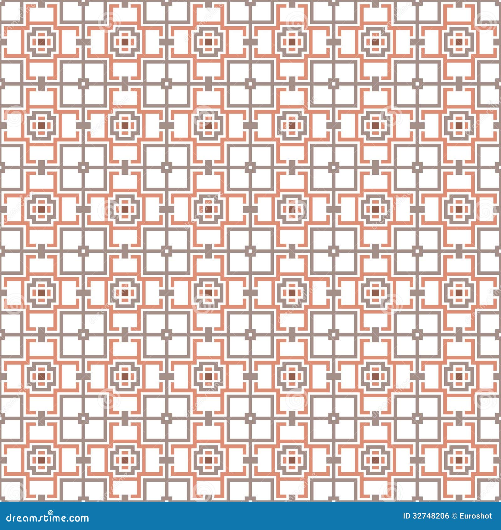 Squares and Crosses, Abstract Geometric Seamless Pattern. Stock Vector ...