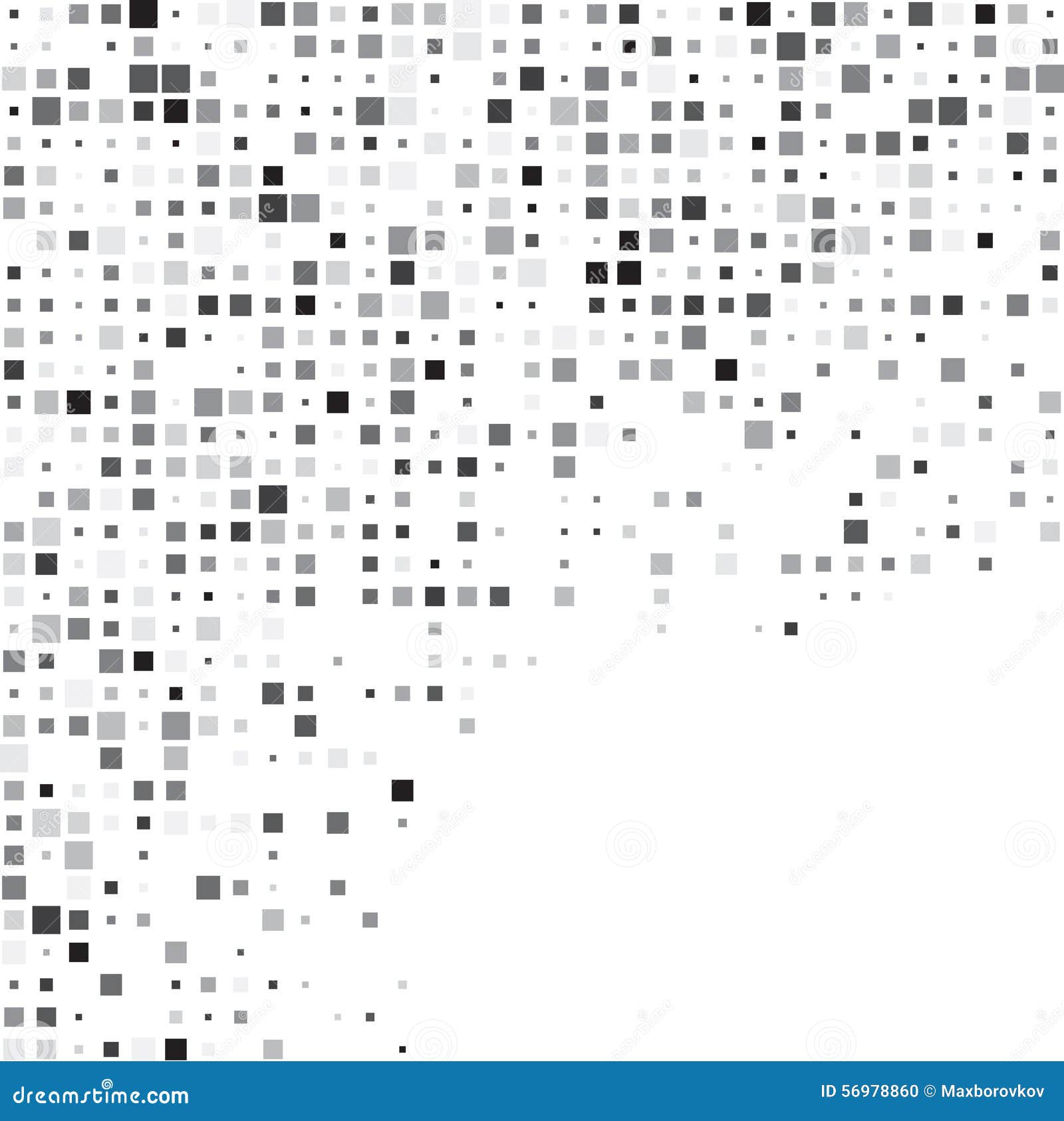 Squares Grey Technology Pattern Stock Vector - Illustration of modern ...