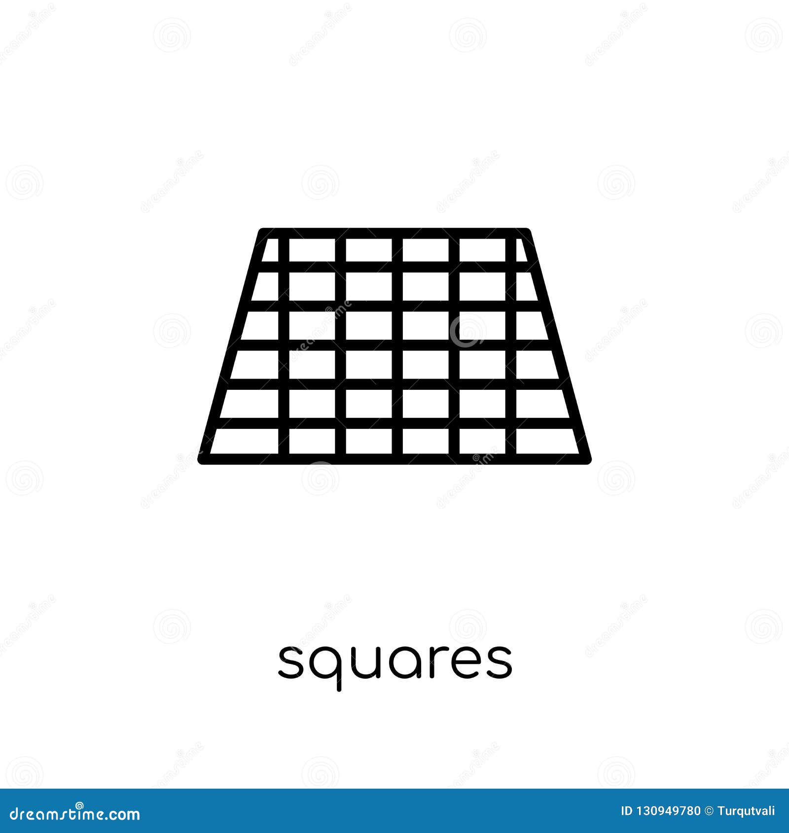 Squares Icon from Geometry Collection. Stock Vector - Illustration of ...