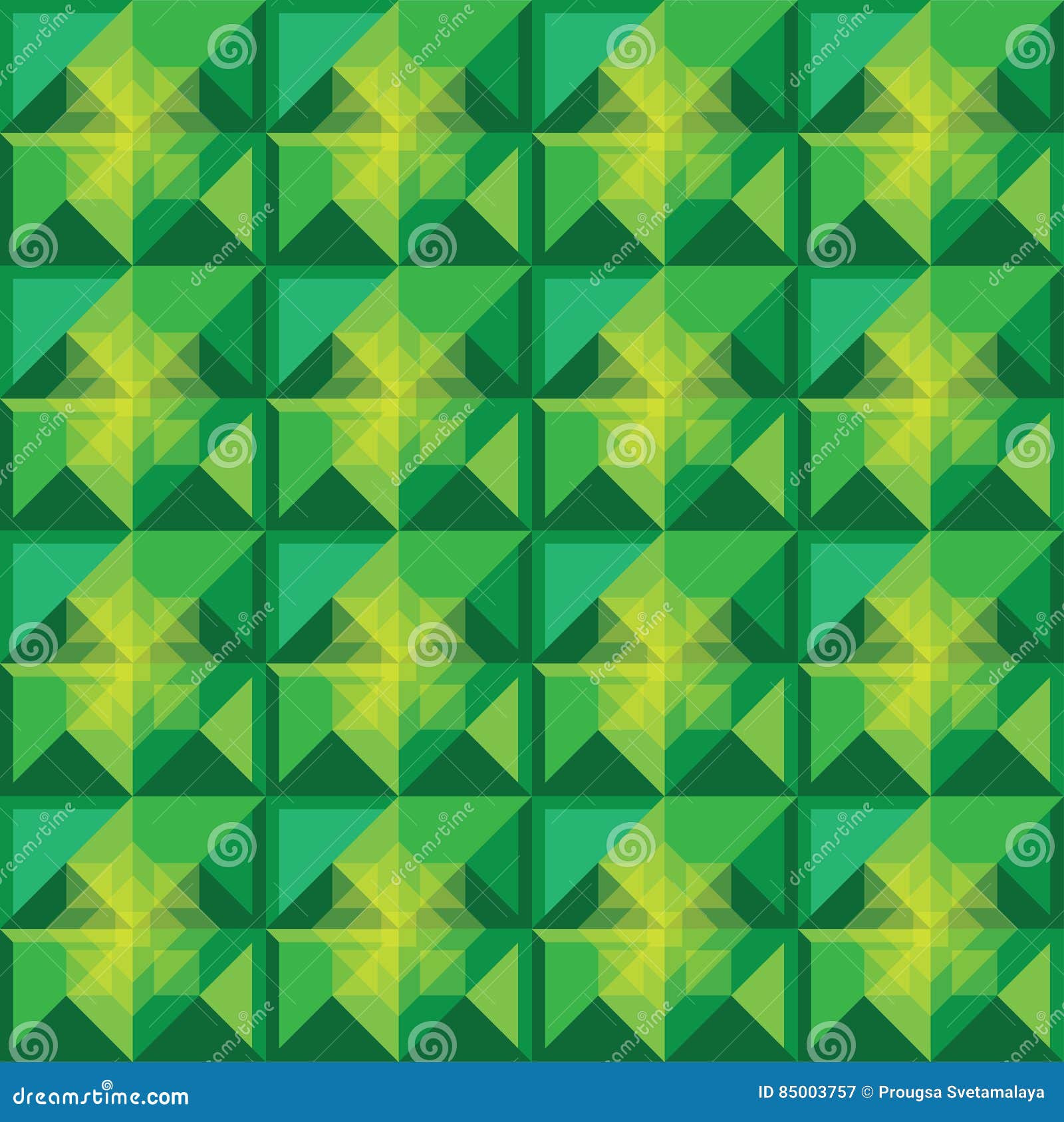 Squares Pattern Green Design Stock Vector - Illustration of color ...