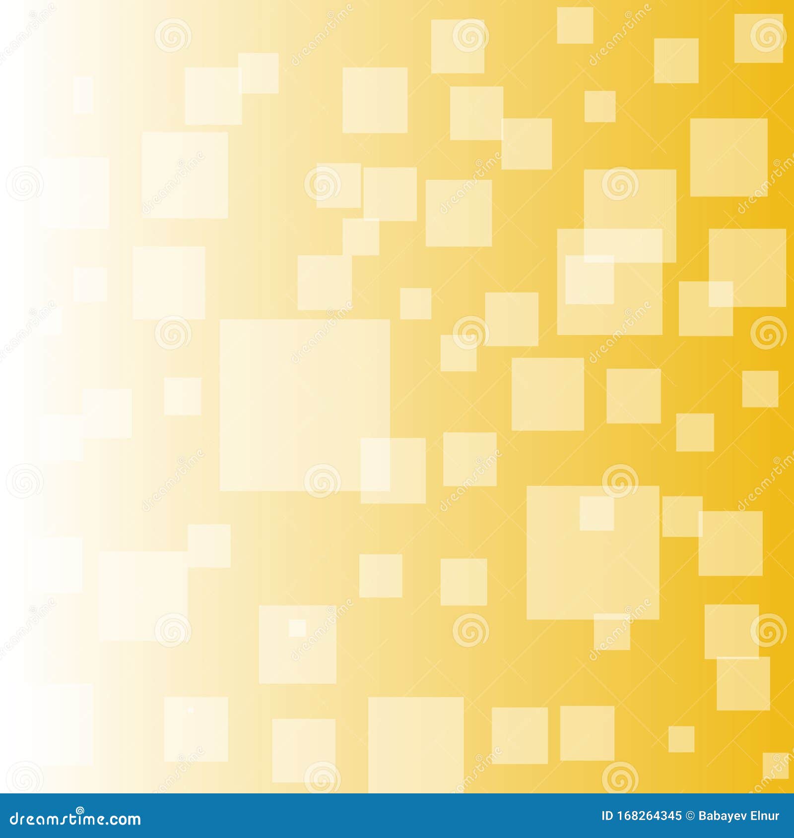 Squares Pattern Vector Illustration. Different Shades Og Yellow, Gold ...