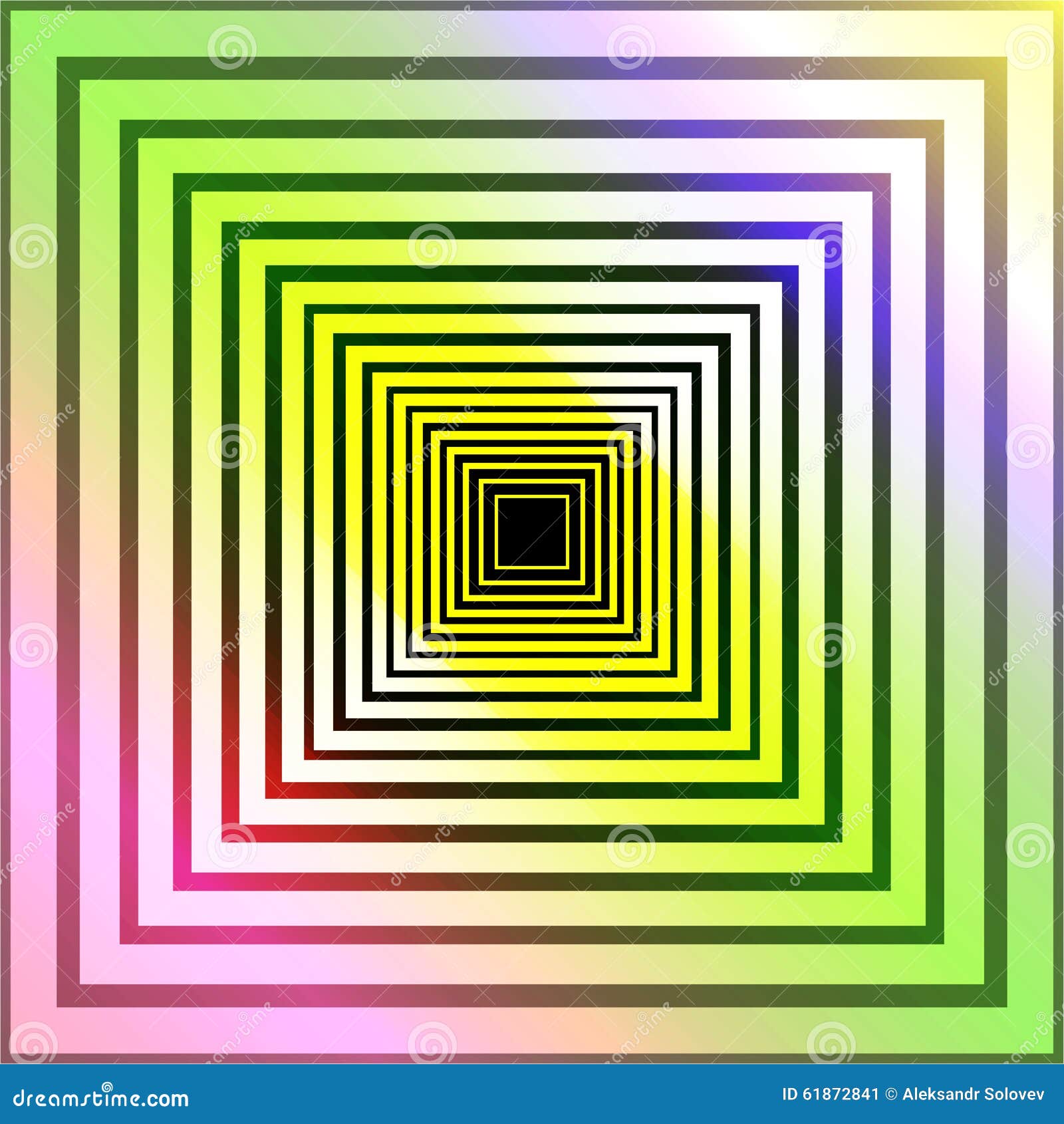 Squares perspective stock vector. Illustration of design - 61872841