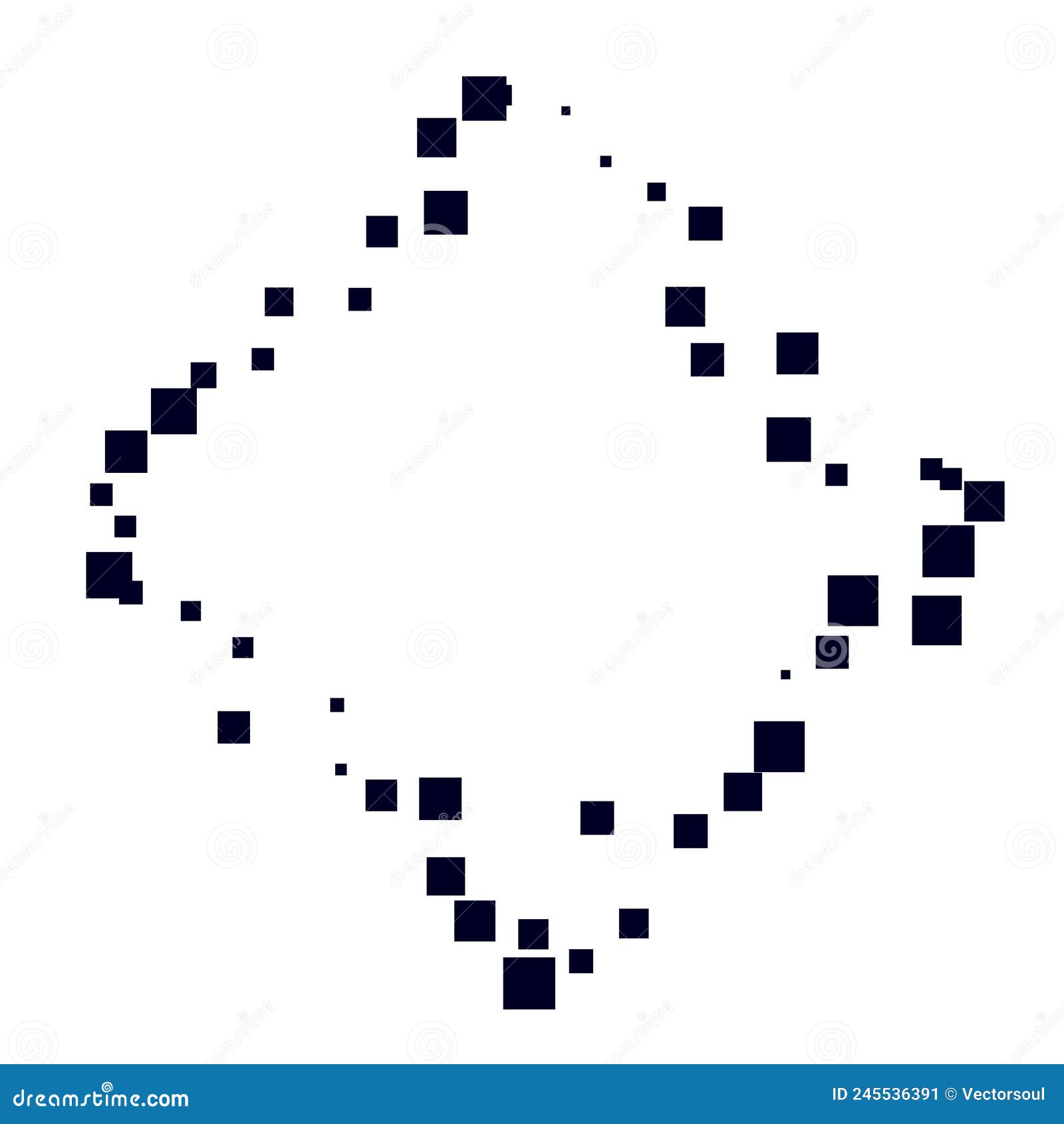 Squares Random, Scattered Shapes Element Stock Vector - Illustration of ...