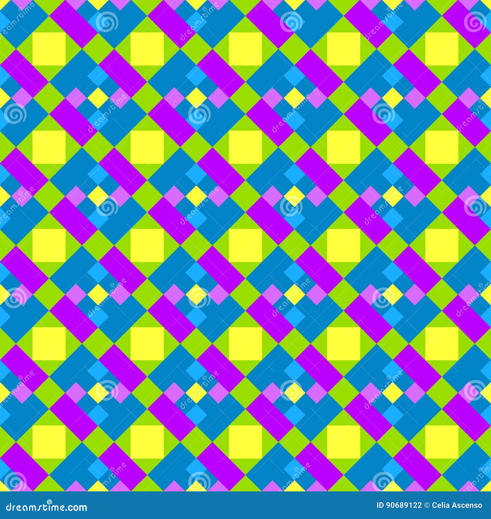 Squares Rectangles Seamless Background Stock Illustration ...