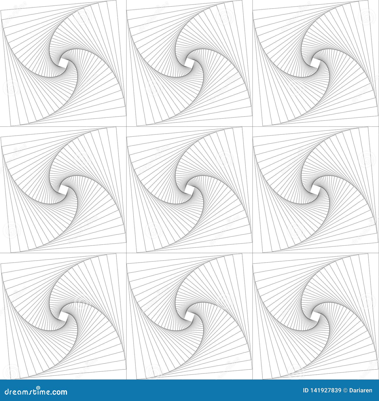 Squares rotated to pattern stock illustration. Illustration of ...