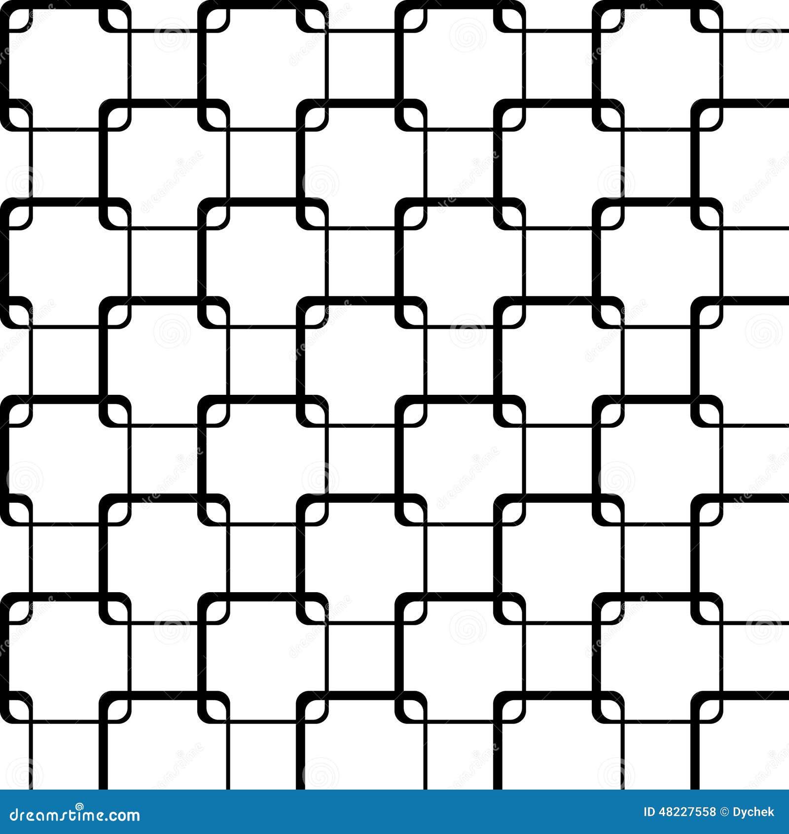 Squares with Rounded Corners Form a Grid. Stock Vector - Illustration ...