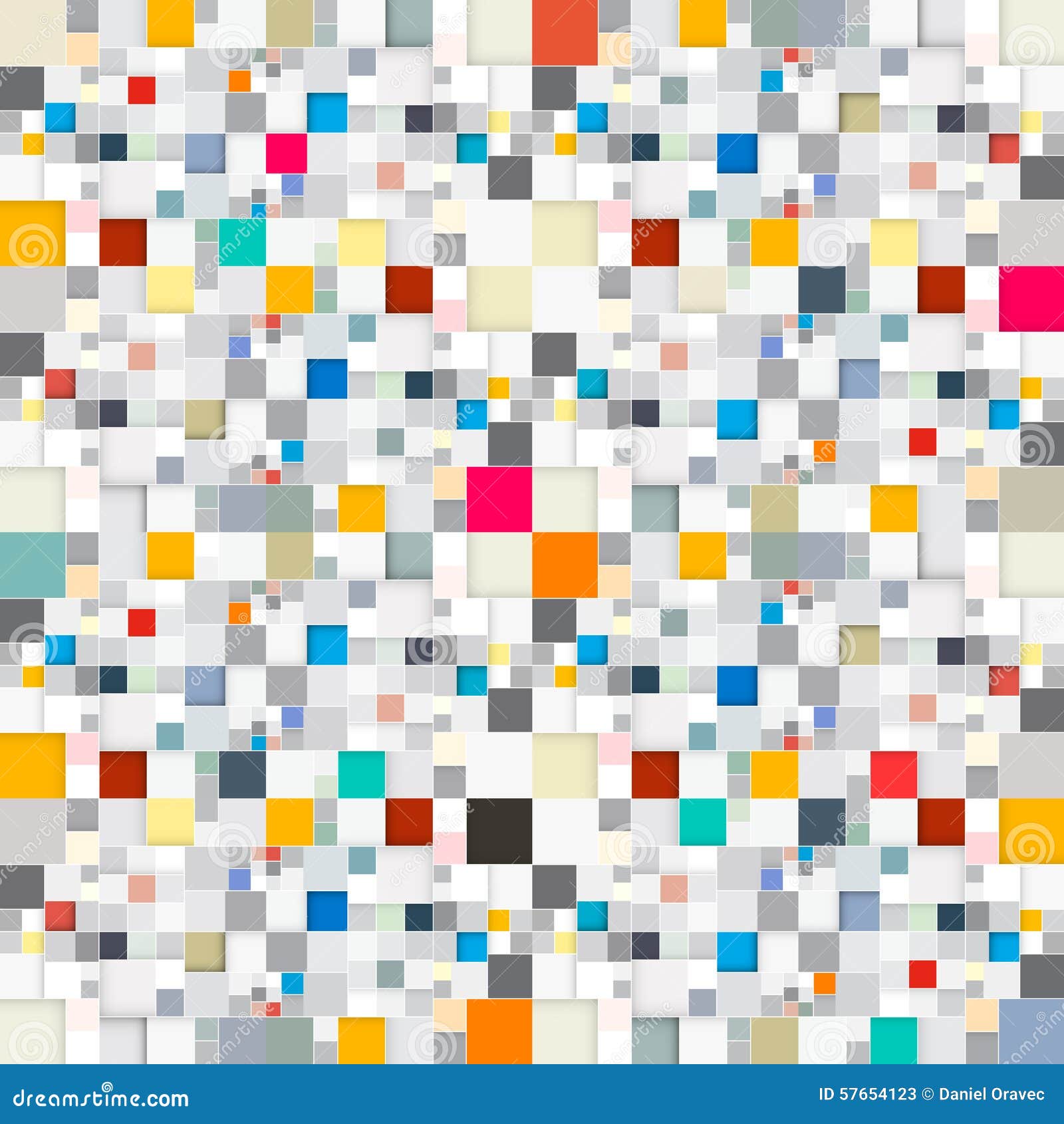 Squares Seamless Background Stock Vector - Illustration of colorful ...
