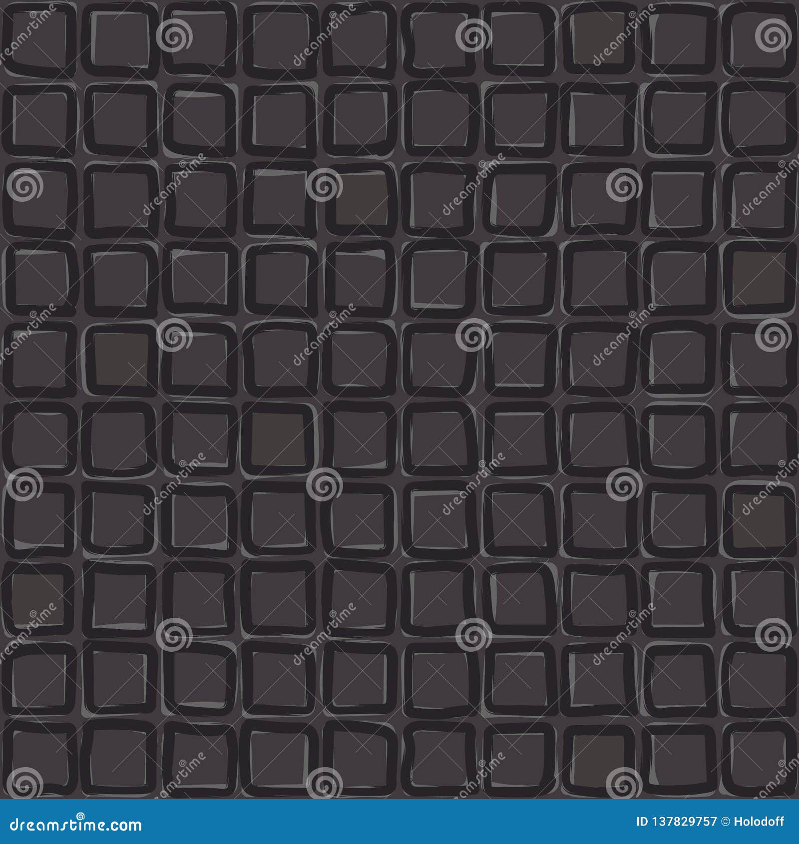 Squares - Dark Purple Seamless Pattern. Stock Illustration ...