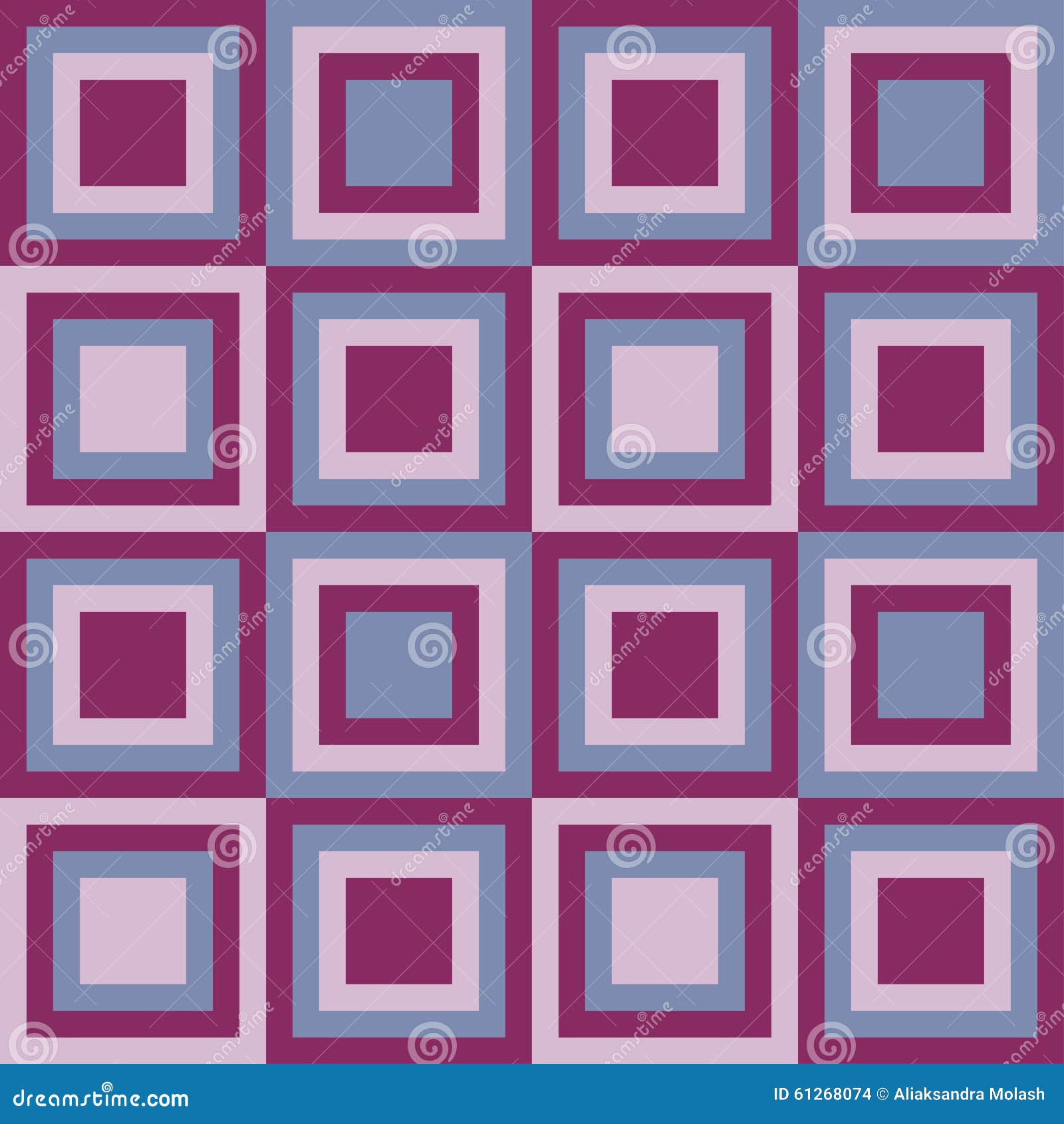 Squares Seamless Pattern Lilac Colors Stock Vector - Illustration of ...