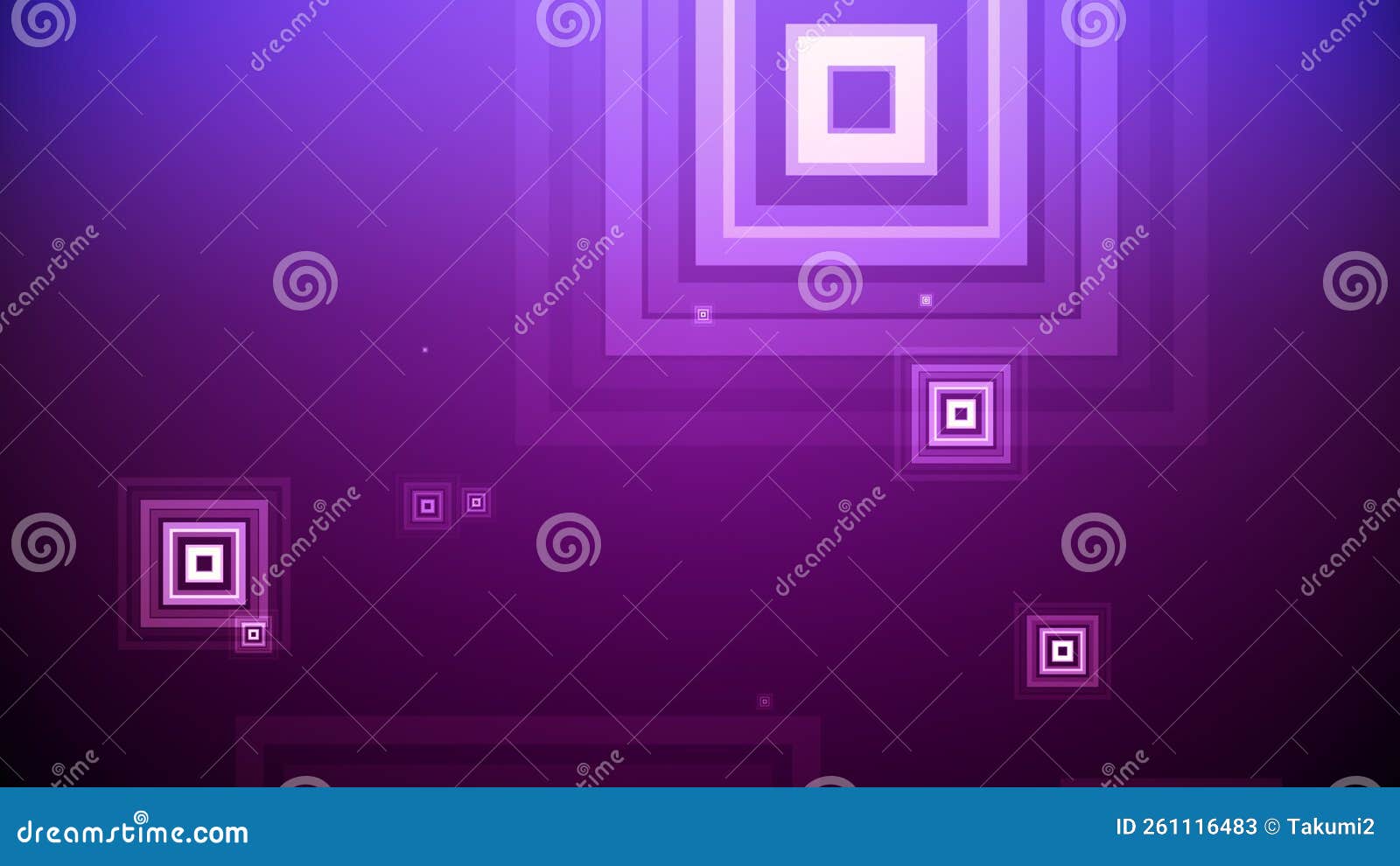 Squares Spring Up on a Colorful Background Stock Illustration ...