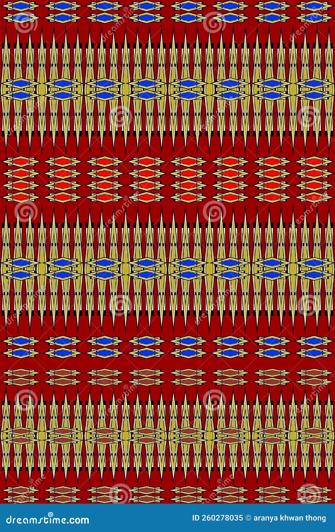 The Squares are Stacked Together in a Multicolored Fabric Pattern, a ...