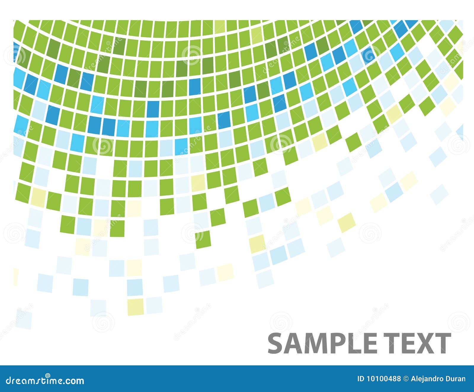 Squares Texture Green Corner Stock Vector - Illustration of decoration ...
