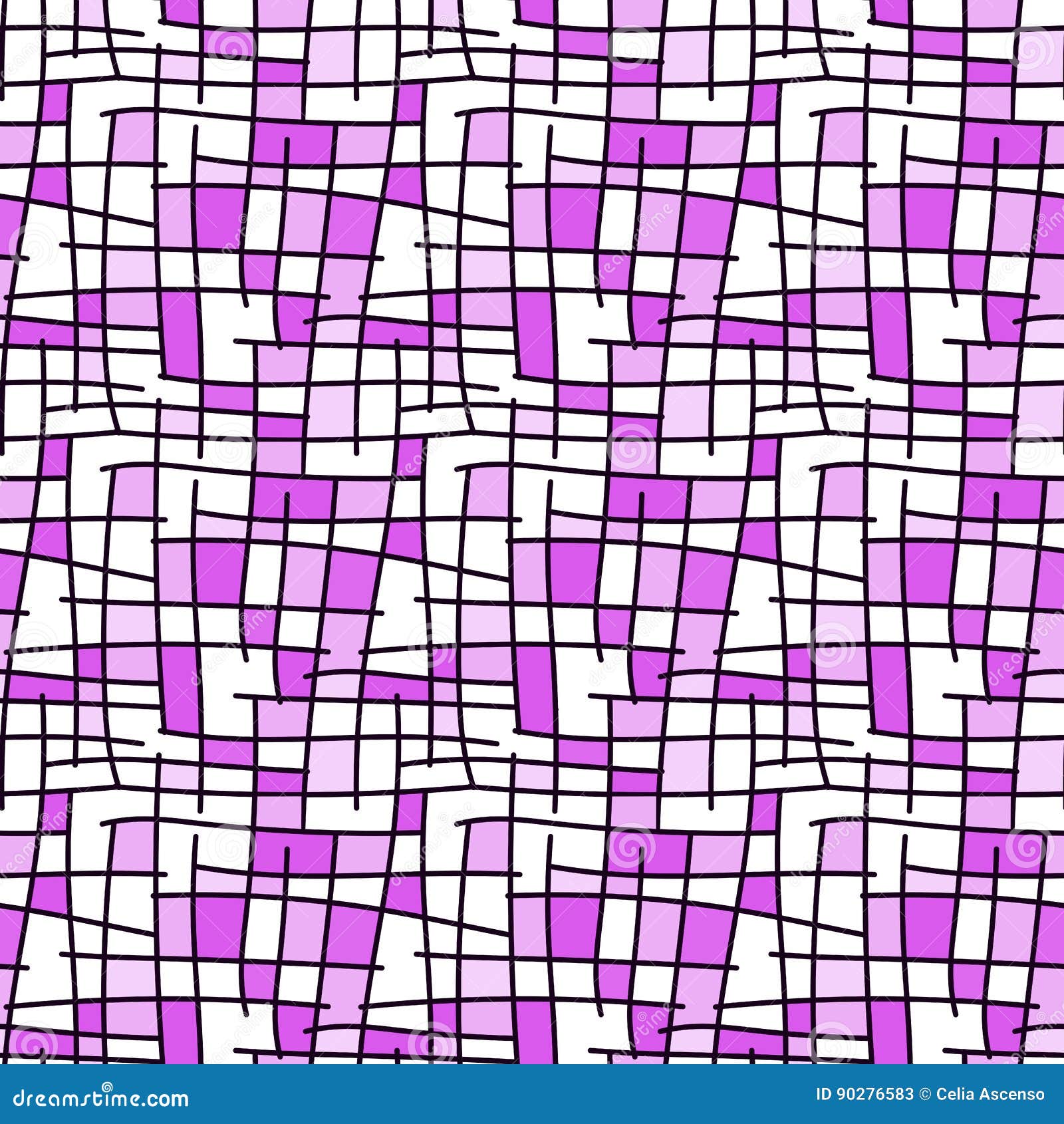 Squares Tiles Seamless Background Stock Illustration - Illustration of ...