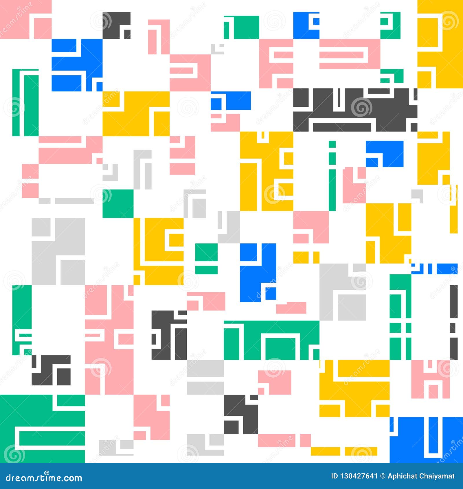 Abstact Squares Vector Background Stock Illustration - Illustration of ...