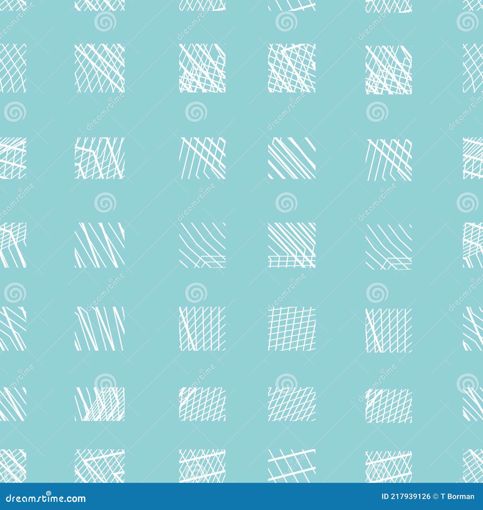 Squares Vector Pattern White Blue Color Structural Digital Illustration ...