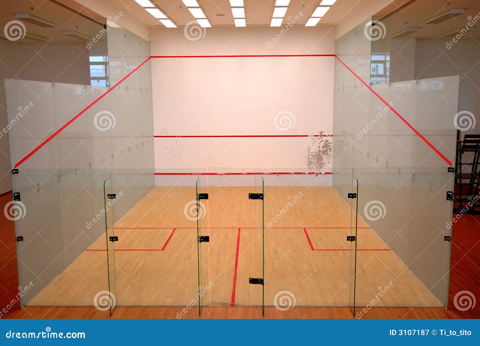 Squash court stock image. Image of play, sport, ball, indoor - 3107187