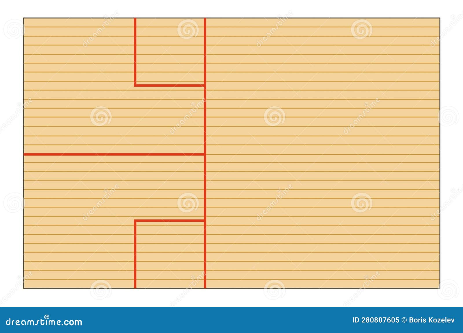 Squash Pitch Isolated Top View Illustration Stock Illustration ...
