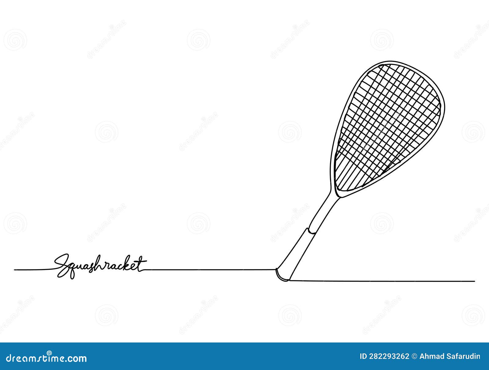Squash Racket Silhouette, Squash Racket, Racket Silhouette, Squash ...