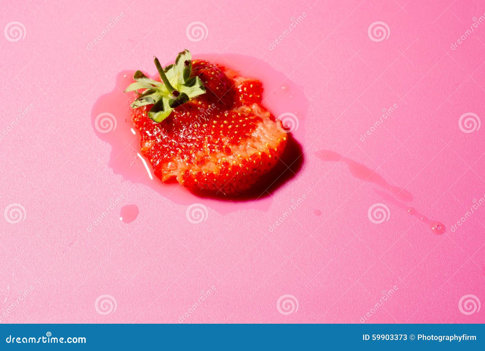 Squashed strawberry stock image. Image of food, squashed - 59903373