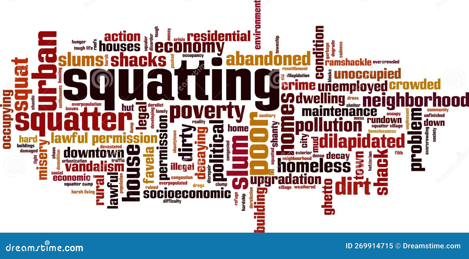 Ghetto Word Cloud Cartoon Vector | CartoonDealer.com #218454139