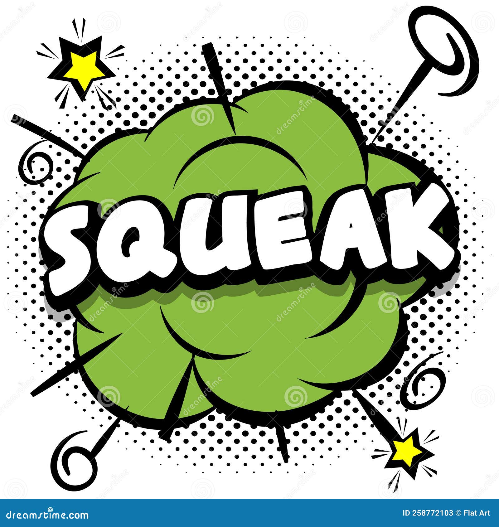 Squeak Comic Bright Template With Speech Bubbles On Colorful Frames ... Squeak Comic Bright Template With Speech Bubbles On Colorful Frames ...