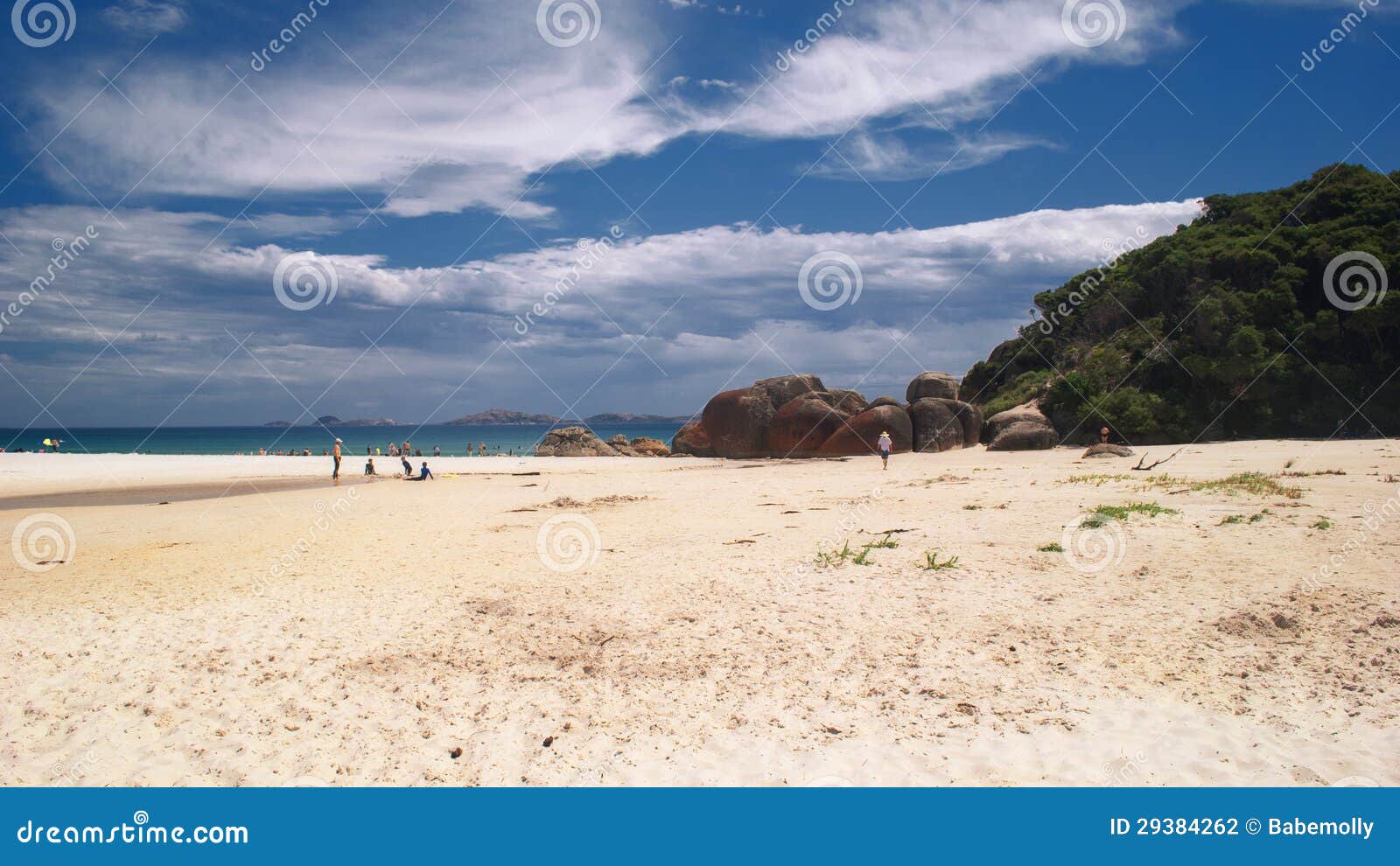 Squeaky Beach At Sunset In Wilsons Promontory National Park Stock Image ...