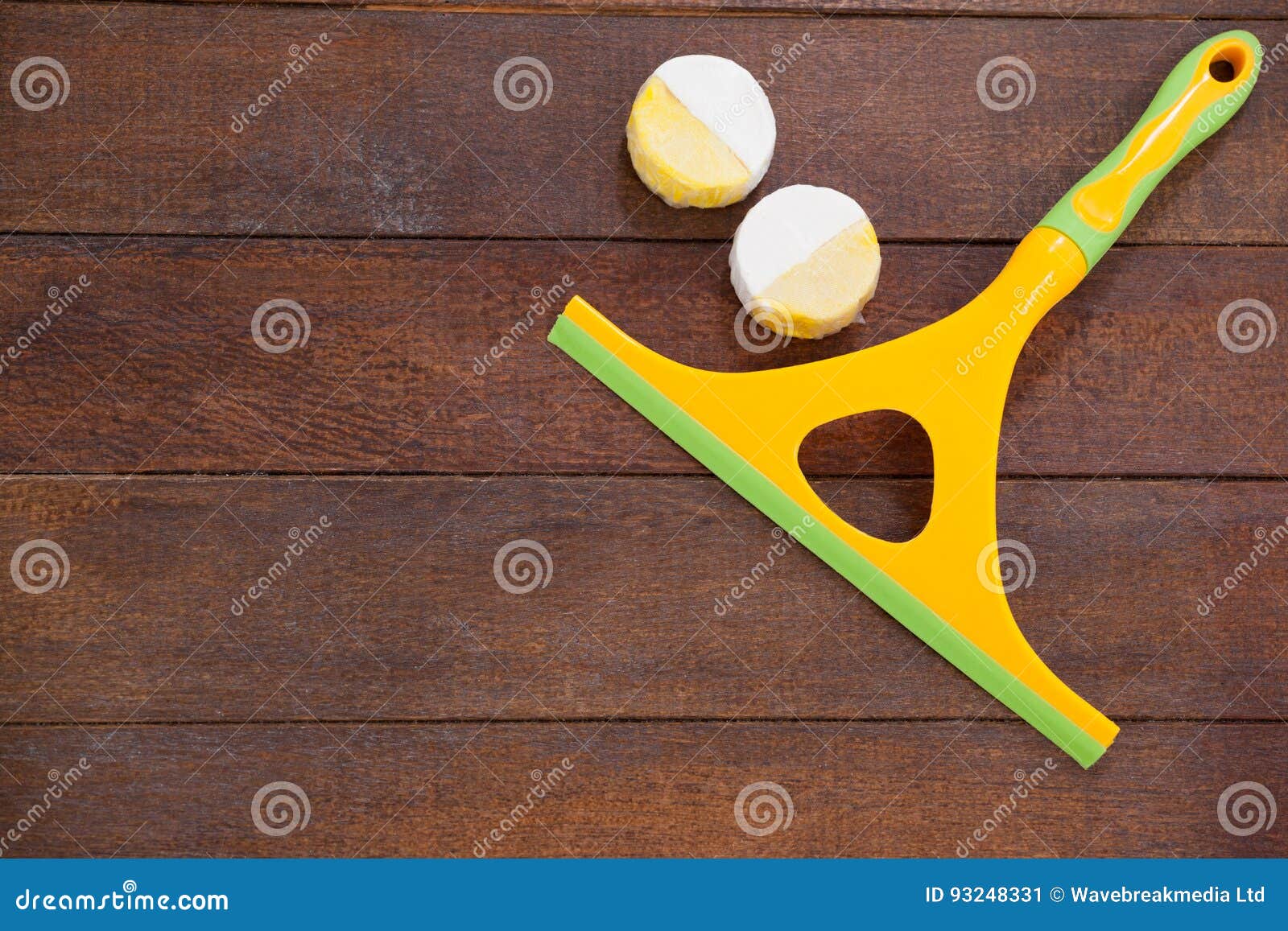 Squeegee and Soap on a Floor Stock Image - Image of space, squeegee ...