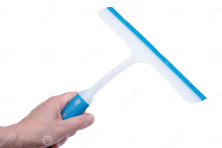 A Squeegee or Squilgee, Tool with a Flat, Smooth Rubber Blade, Used To ...