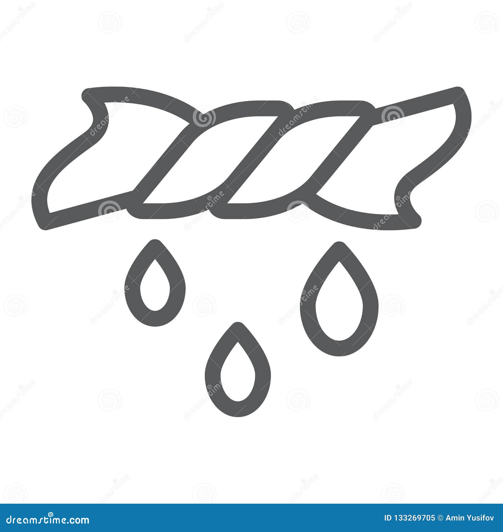 Squeeze Wet Laundry Icon, Twirling Fabric For Dry, Washing Machine ...