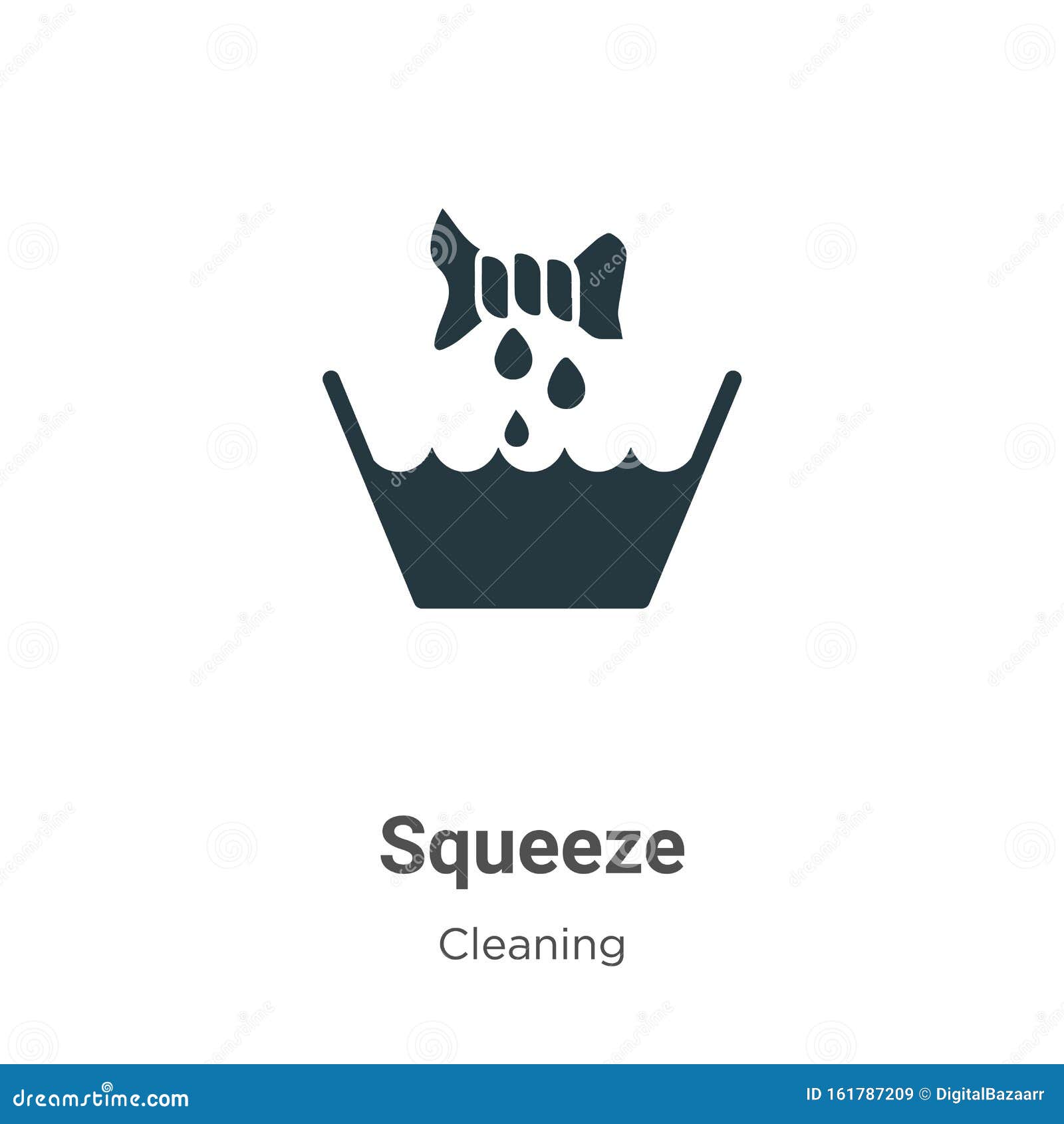 Squeeze Vector Icon on White Background. Flat Vector Squeeze Icon ...