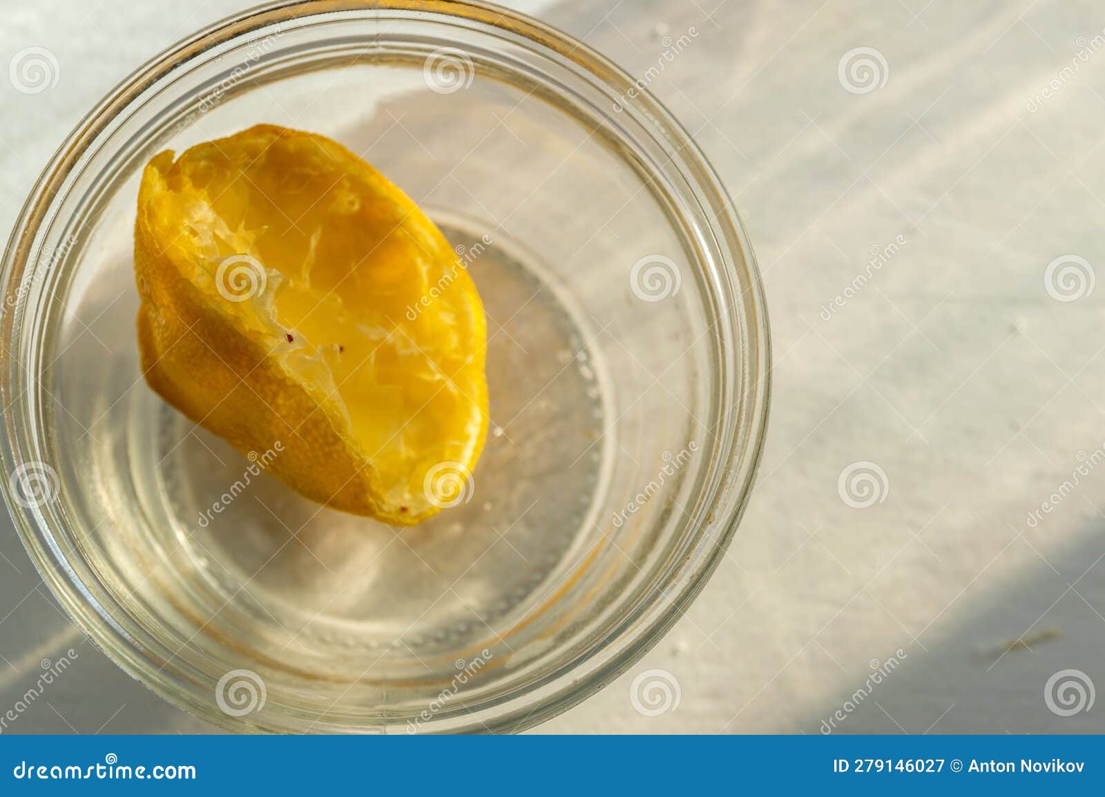Squeezed and dried lemon stock image. Image of background - 279146027