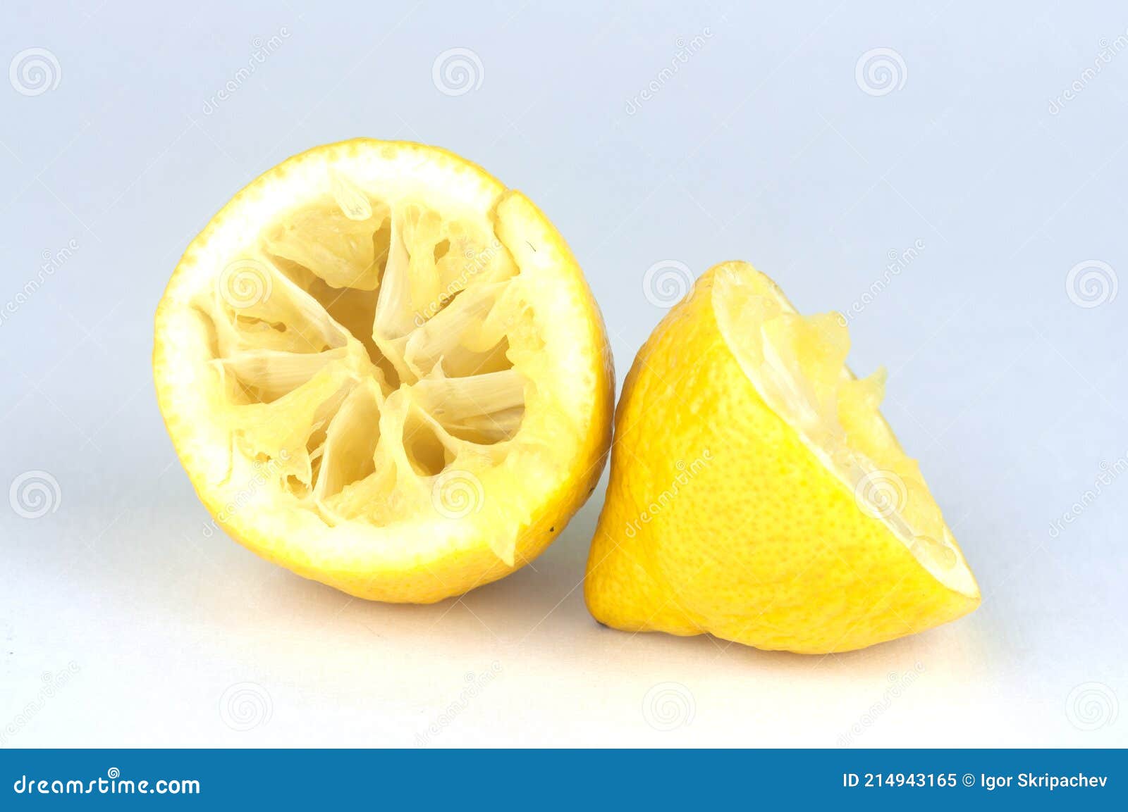 Squeezed Lemon on a White Background in Stock Image - Image of decision ...