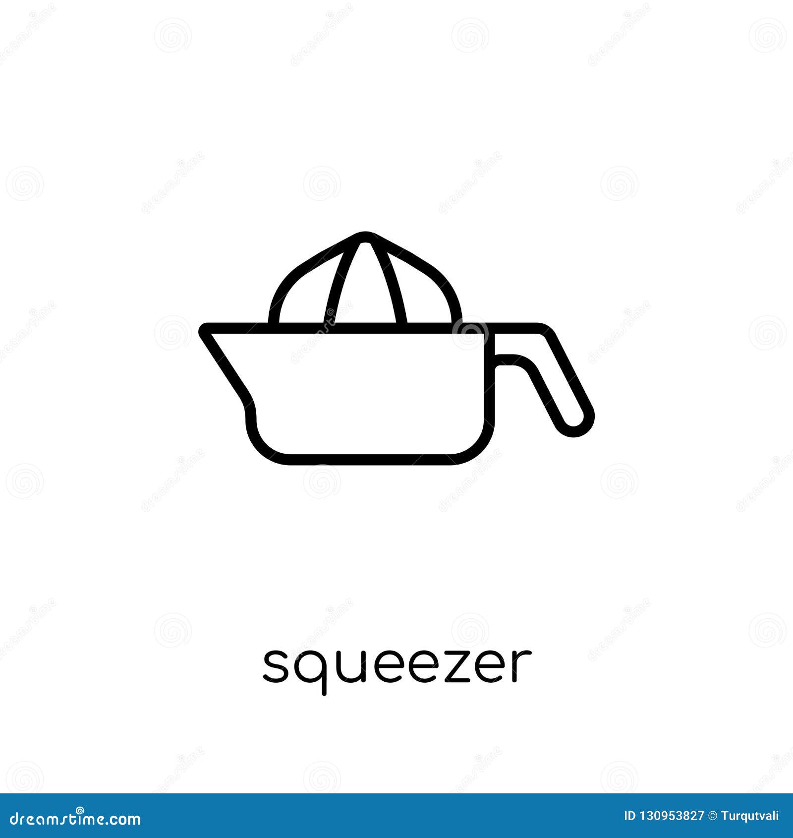 Squeezer Icon from Collection. Stock Vector - Illustration of household ...