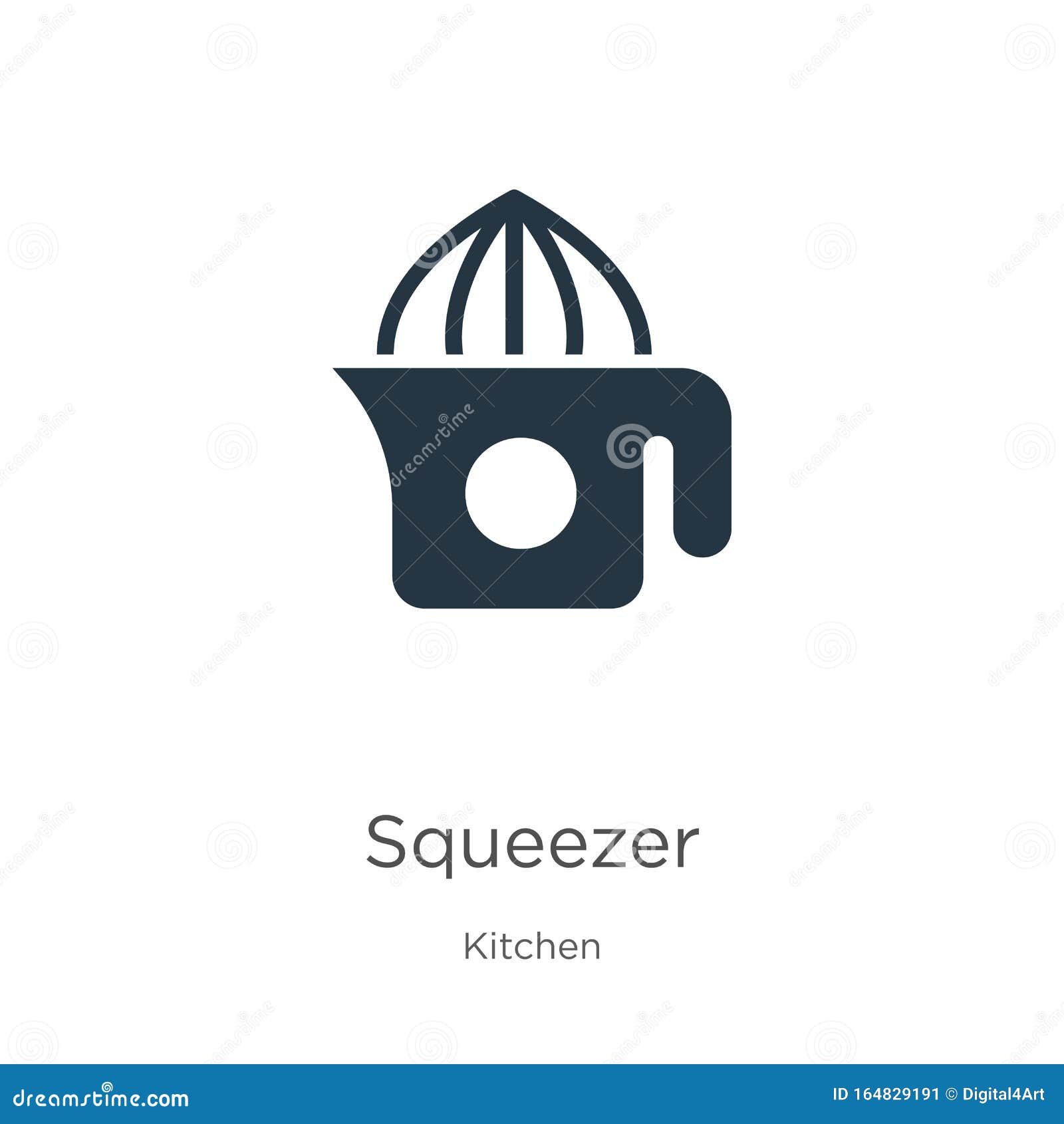 Squeezer Icon Vector. Trendy Flat Squeezer Icon from Kitchen Collection ...