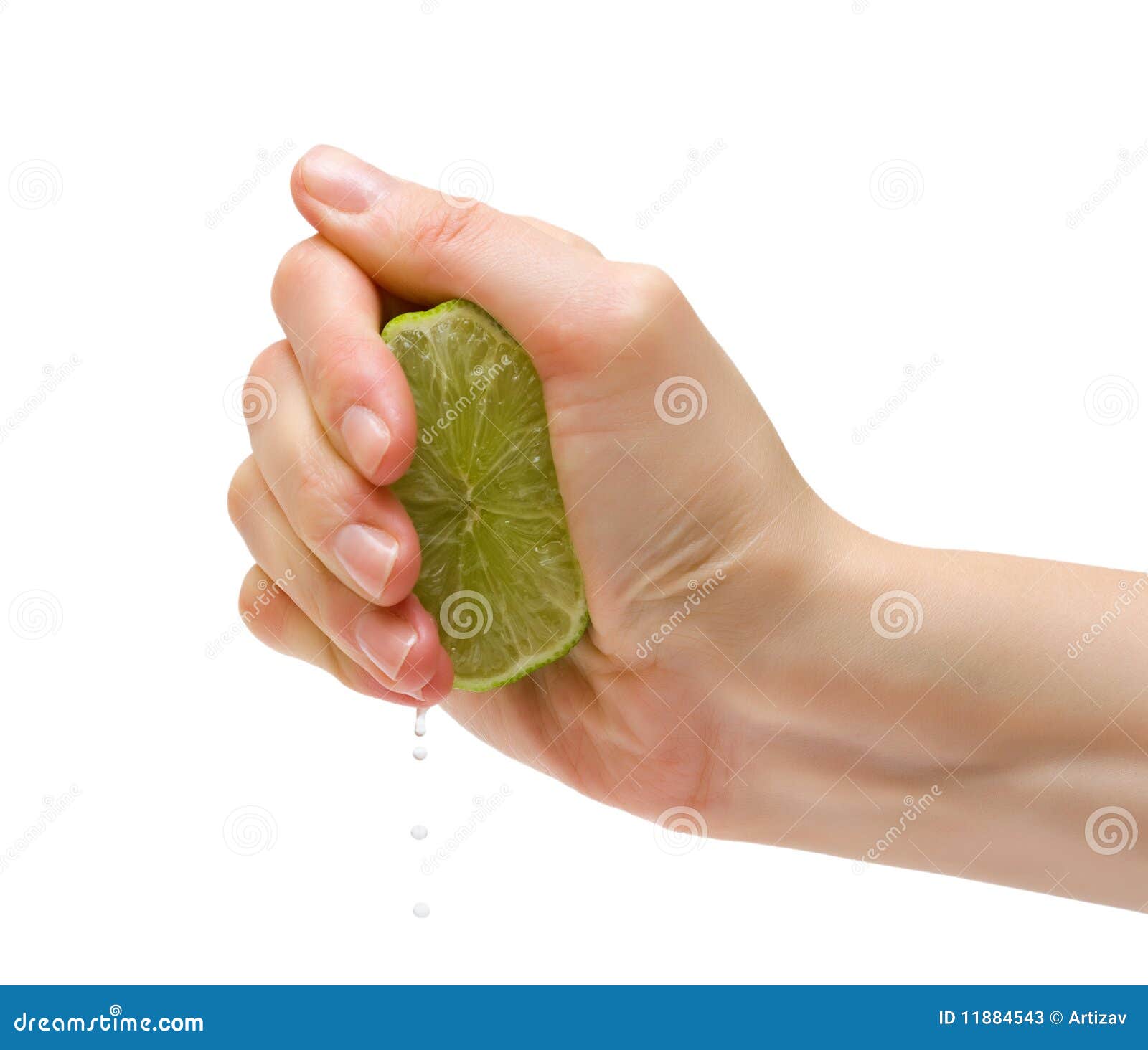 Squeezing a lime stock image. Image of flow, alcohol - 11884543