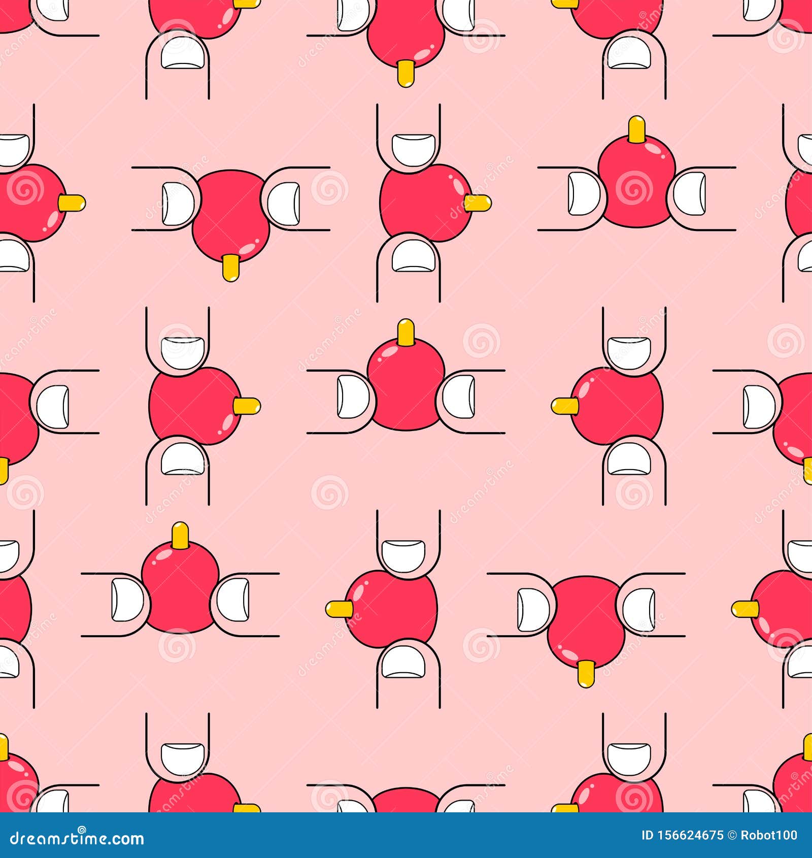 Squeezing Pimple Isolated. Popping Acne. Vector Illustration ...