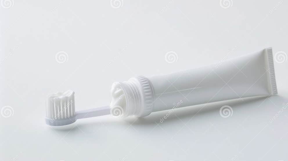 Squeezing Toothpaste Onto Brush Stock Image - Image of routine ...
