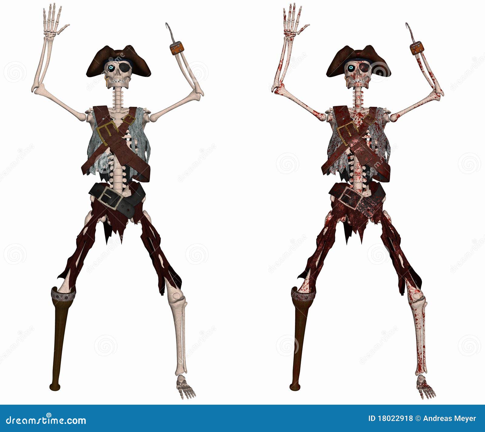 Squelette de pirate illustration stock. Illustration du rendez - 18022918