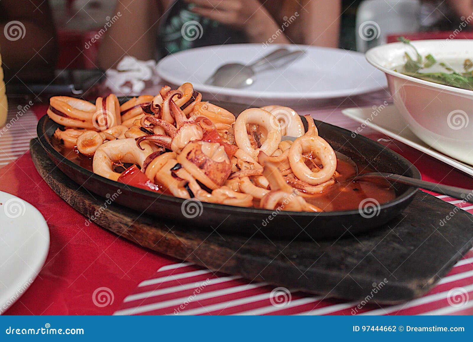 Squid Dish stock photo. Image of filipino, delicious - 97444662