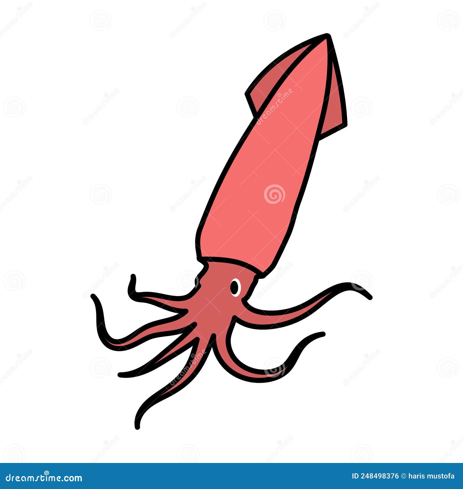 Squid Icon Design Template Vector Illustration Stock Vector ...