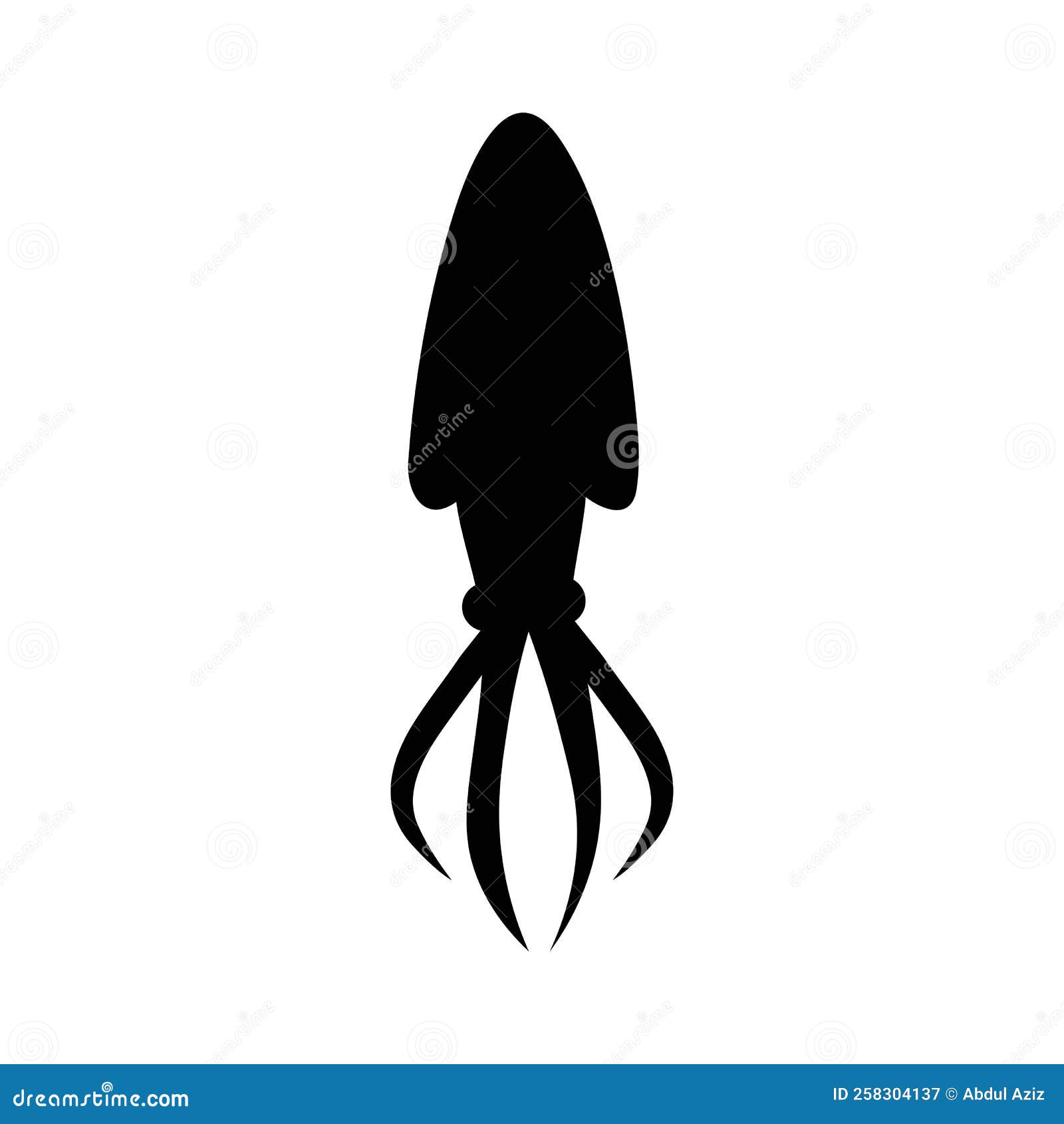 Squid Icon Logo Illustration Free Vector Stock Vector - Illustration of ...