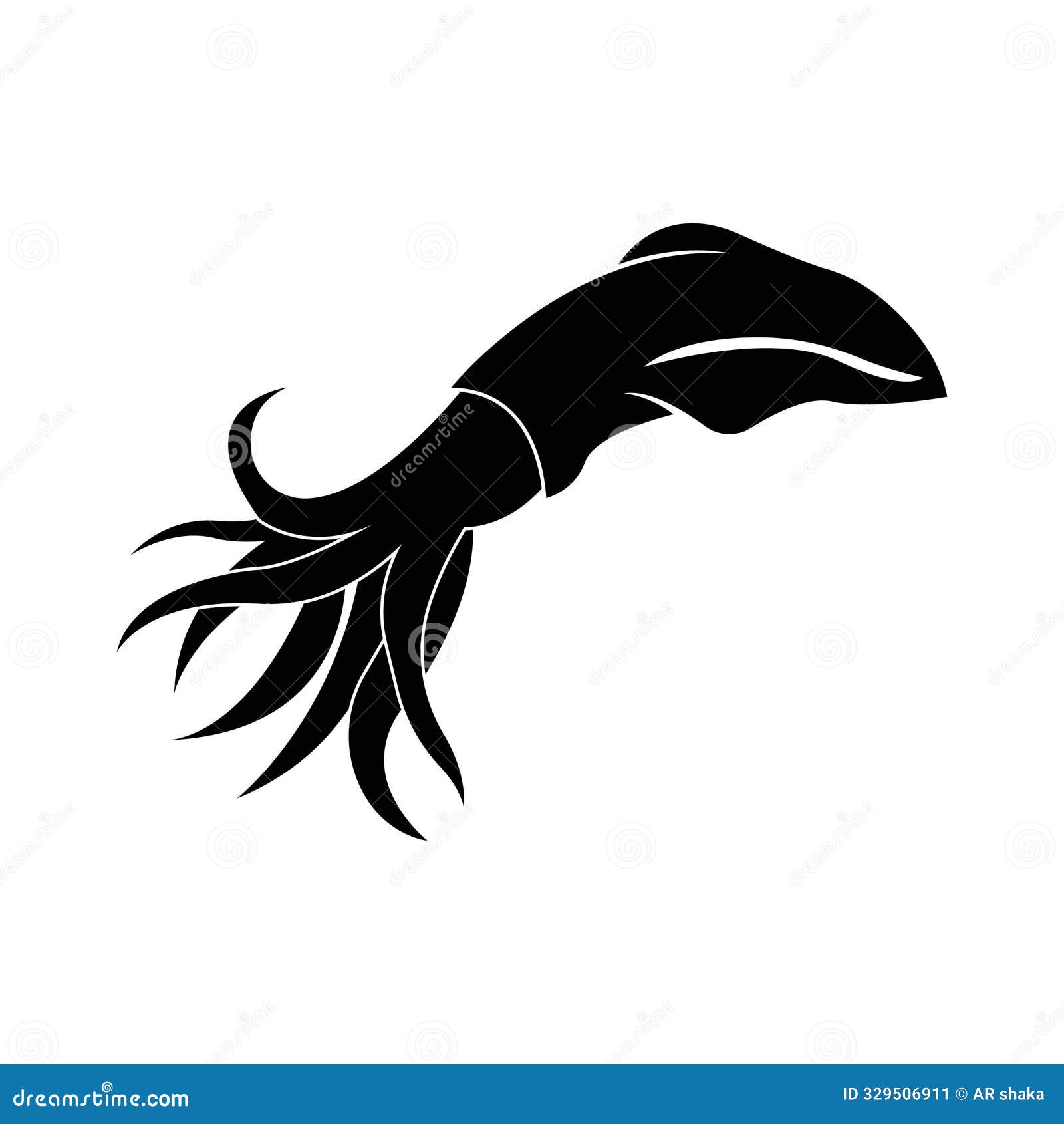 Squid Icon Vector Illustration Logo Design Stock Illustration ...