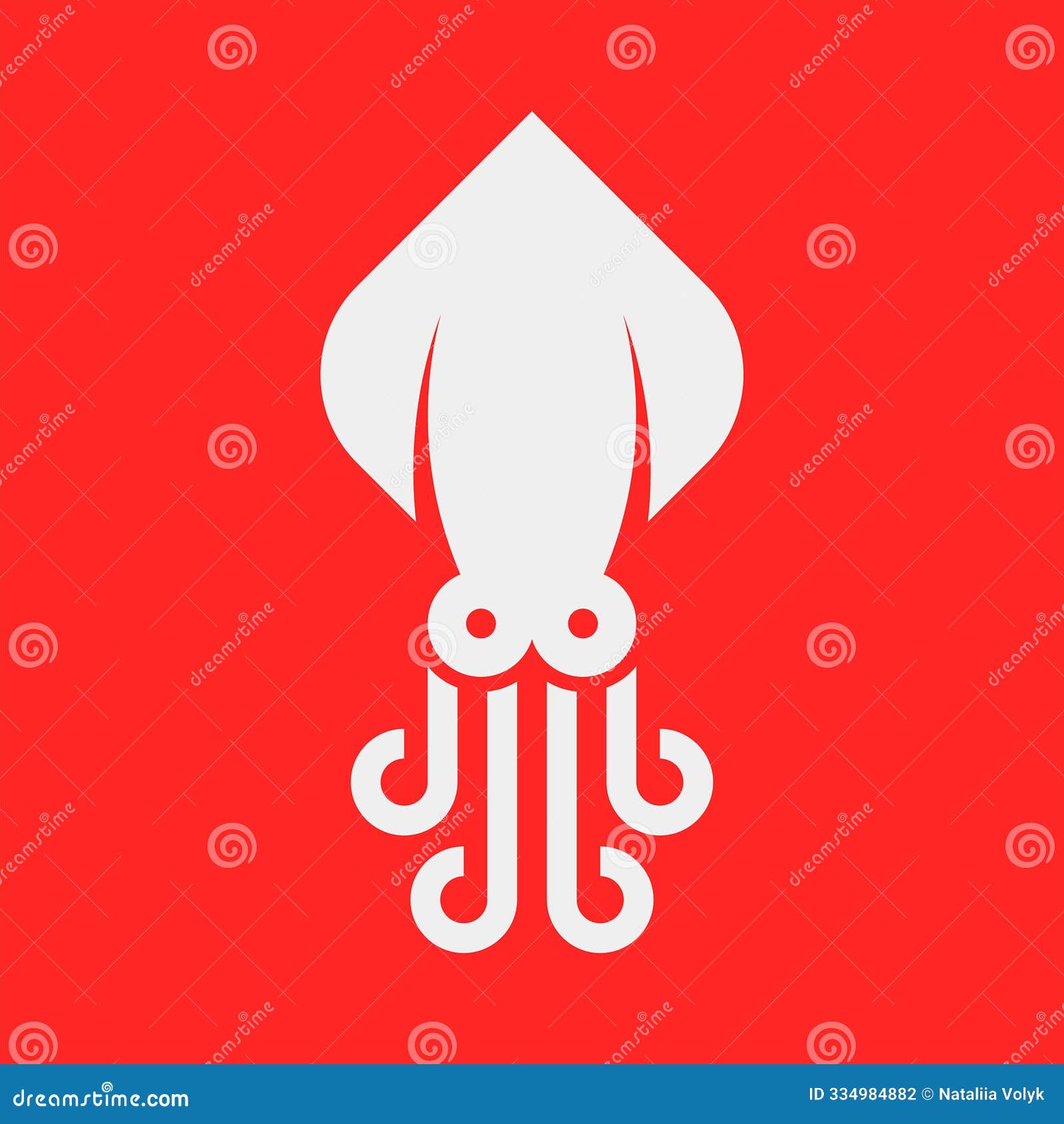 Squid Logo Vector Template Stock Photography | CartoonDealer.com #211407668