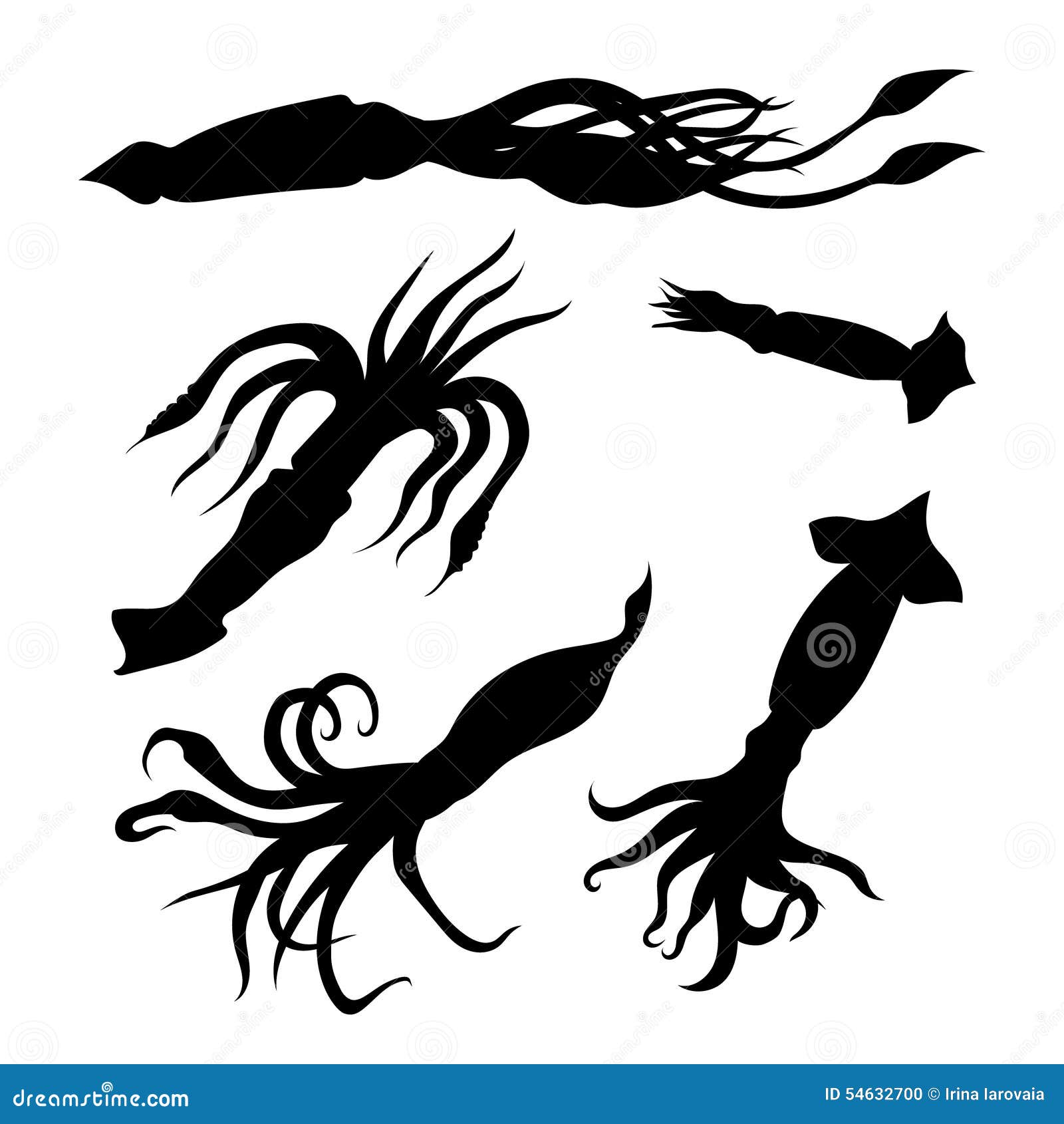 Squid Silhouette