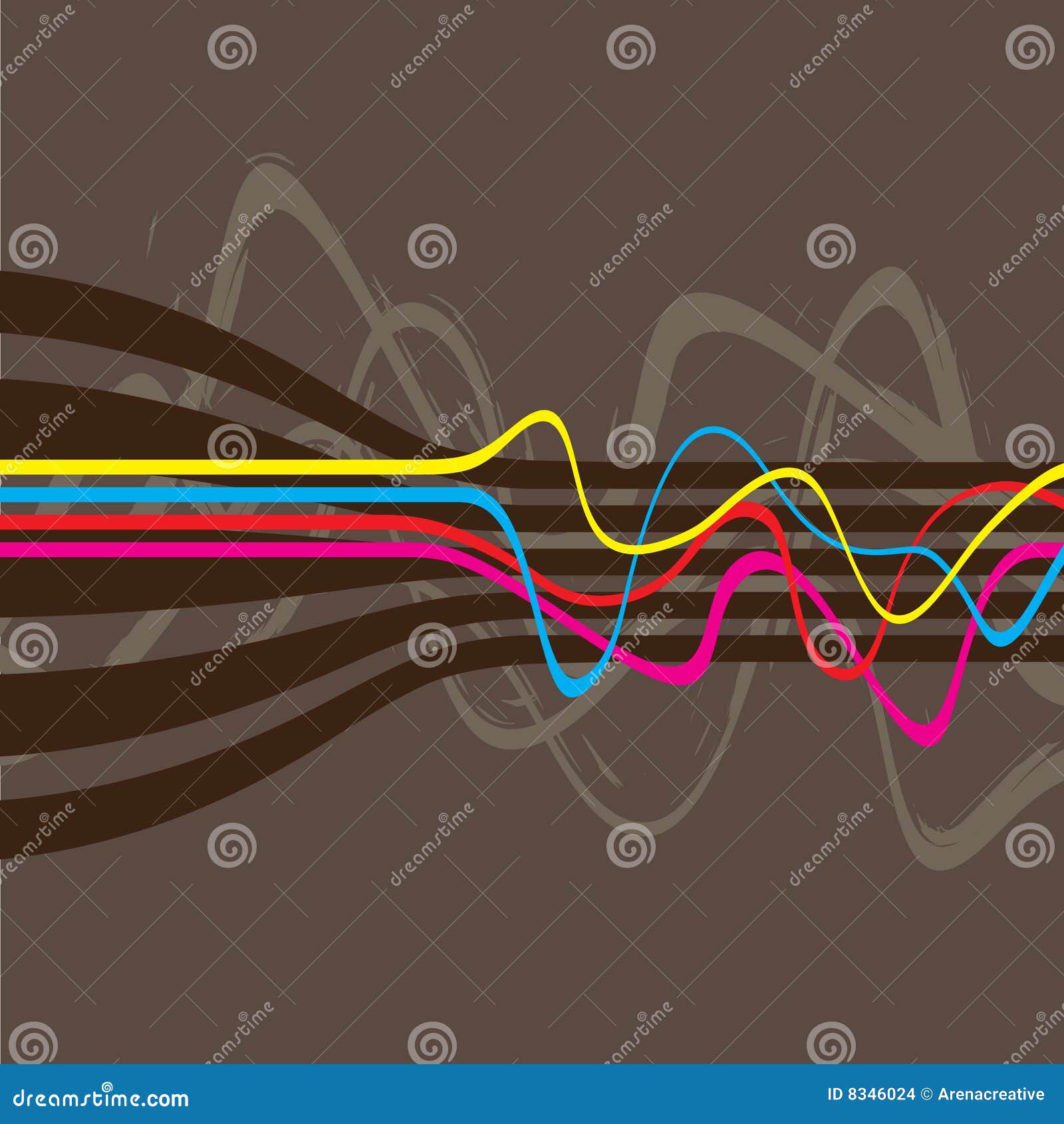 Squiggle Lines Vector stock vector. Illustration of liquid - 8346024